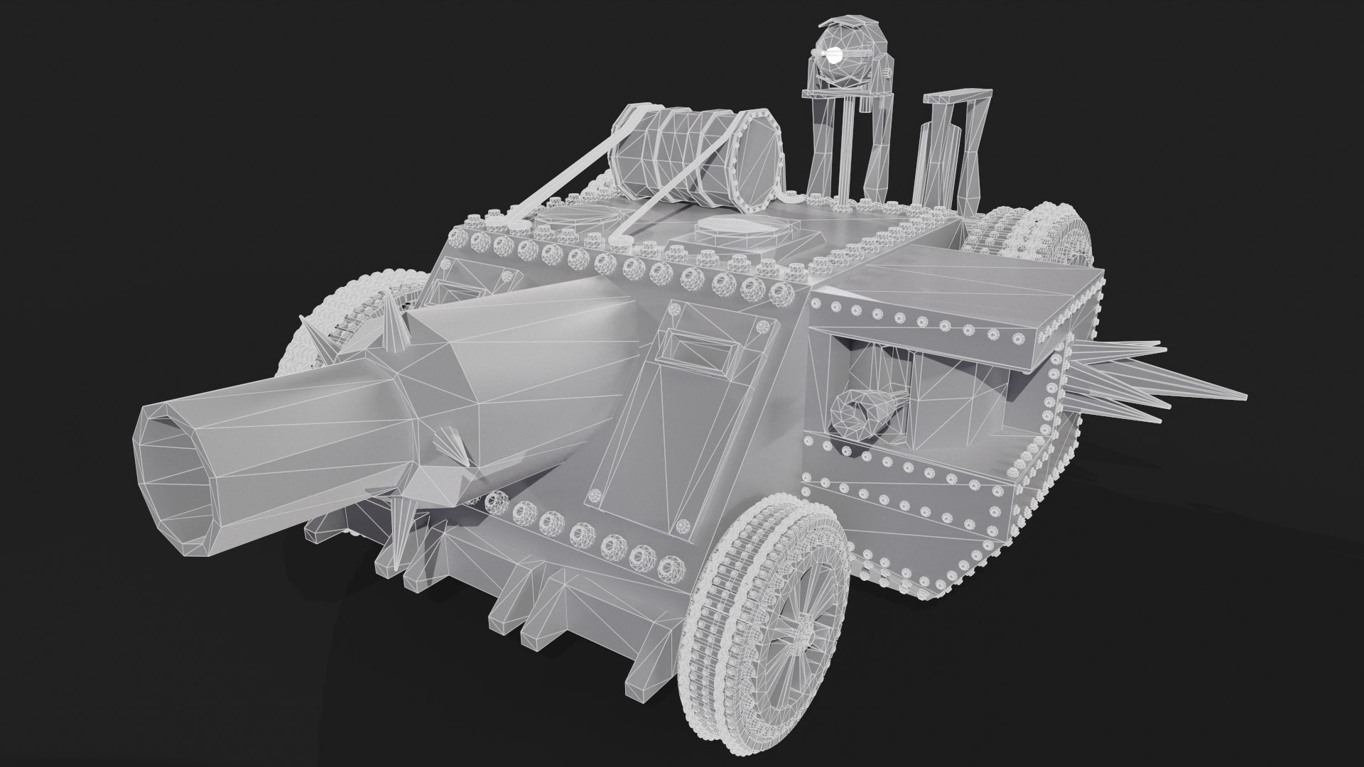 3D Ork Tank Warhammer 40K - TurboSquid 2339593
