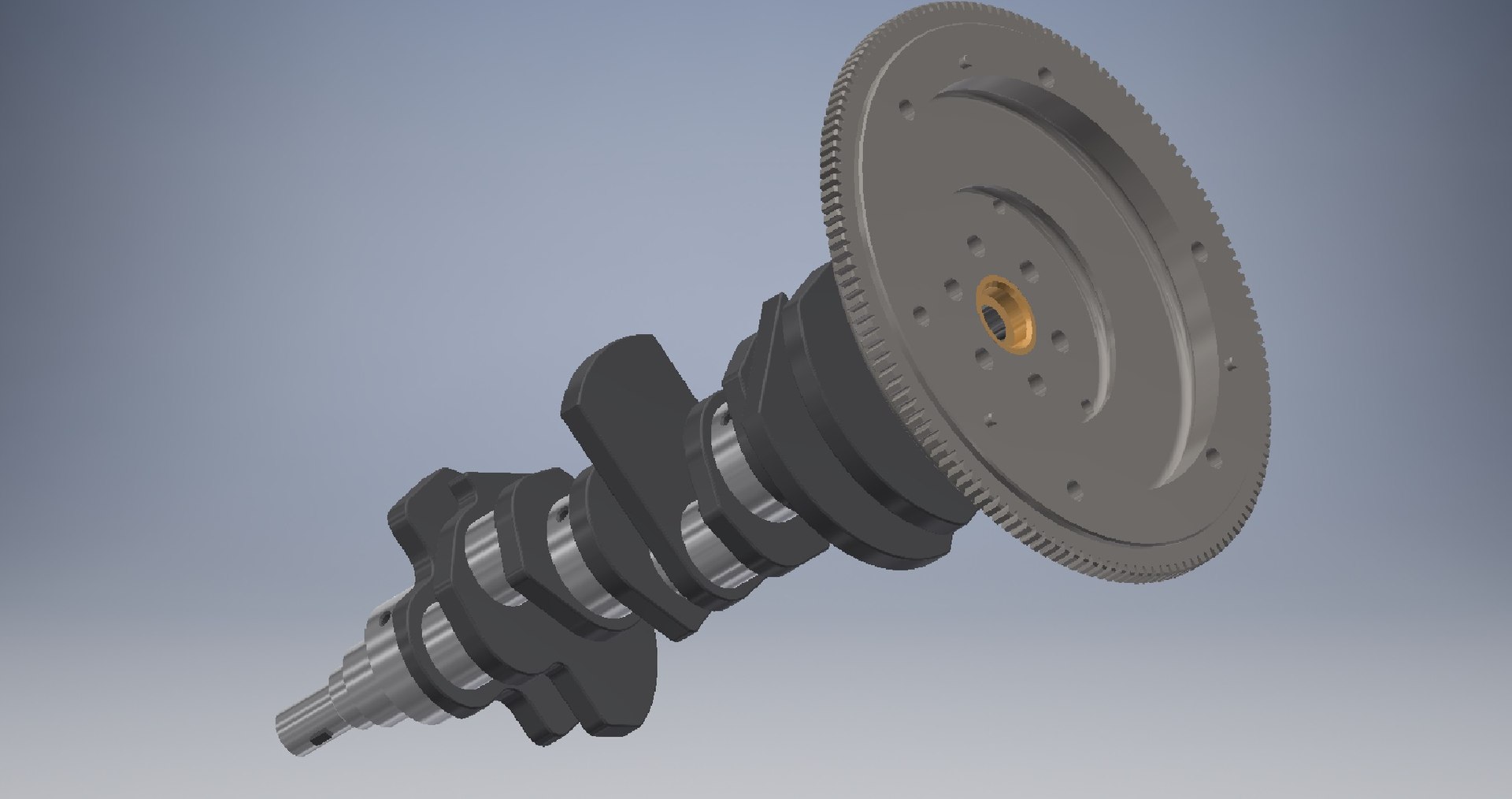 Crankshaft V6 Engine 3 3D - TurboSquid 2211287