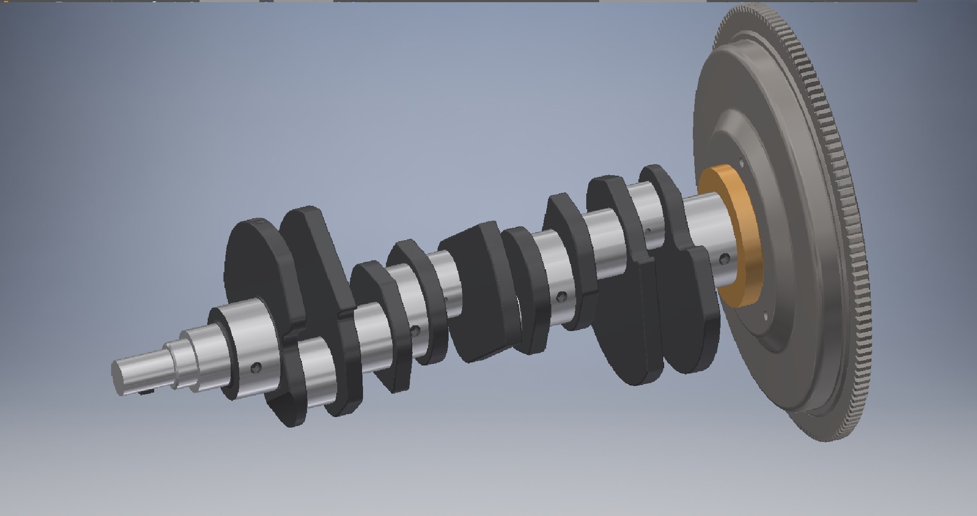 Crankshaft V6 Engine 3 3D - TurboSquid 2211287