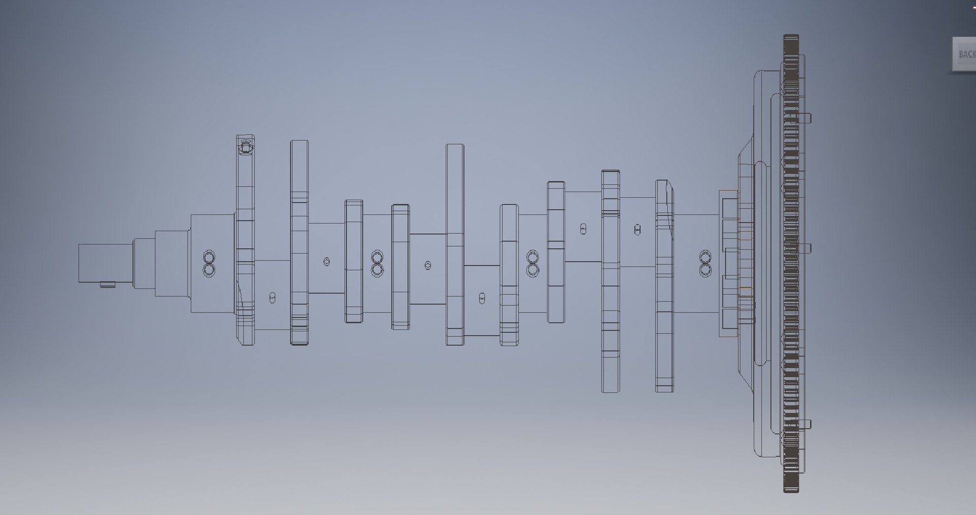 Crankshaft V6 Engine 3 3D - TurboSquid 2211287