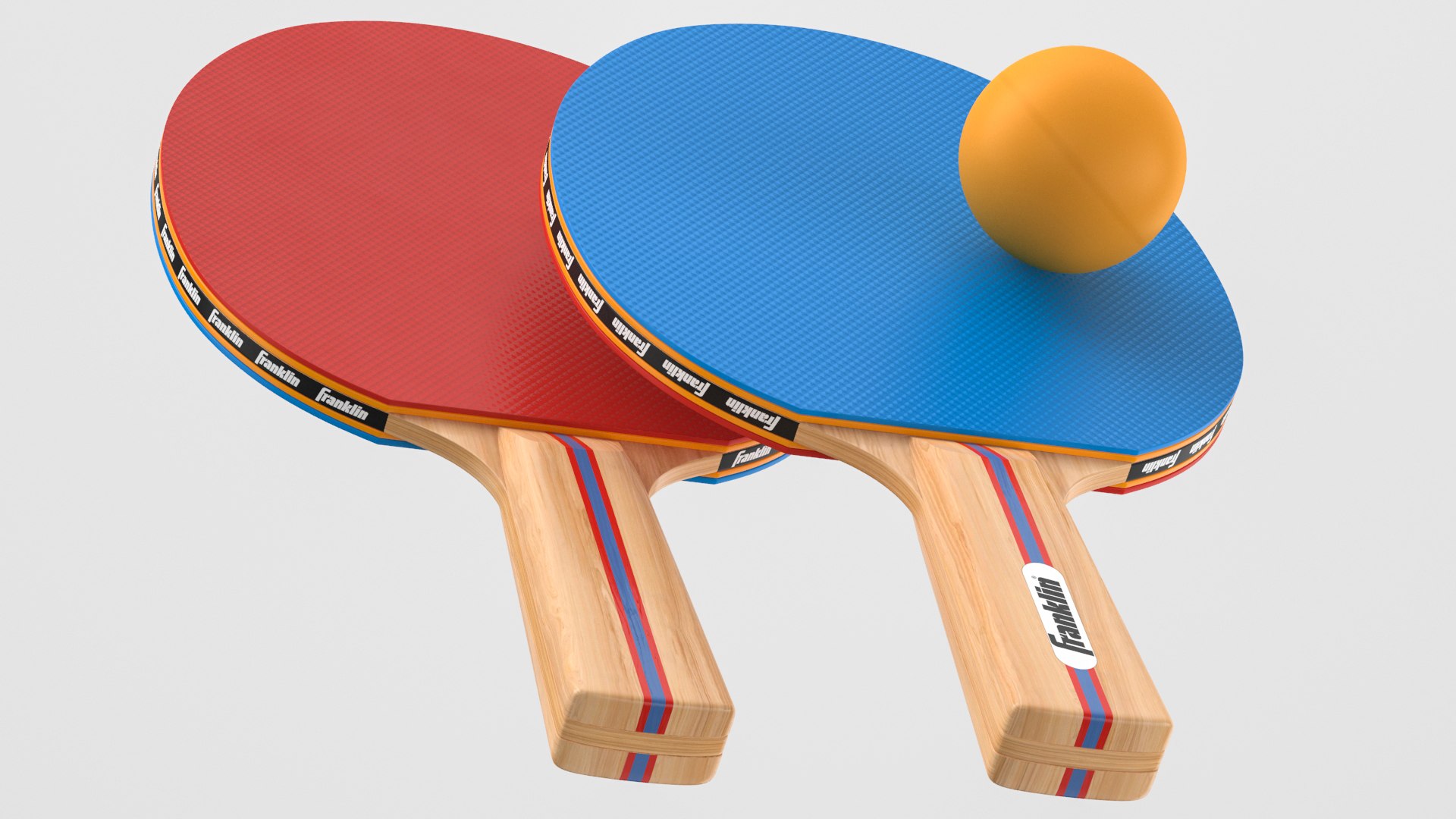3D Ping Pong Paddles 02 - TurboSquid 1954689