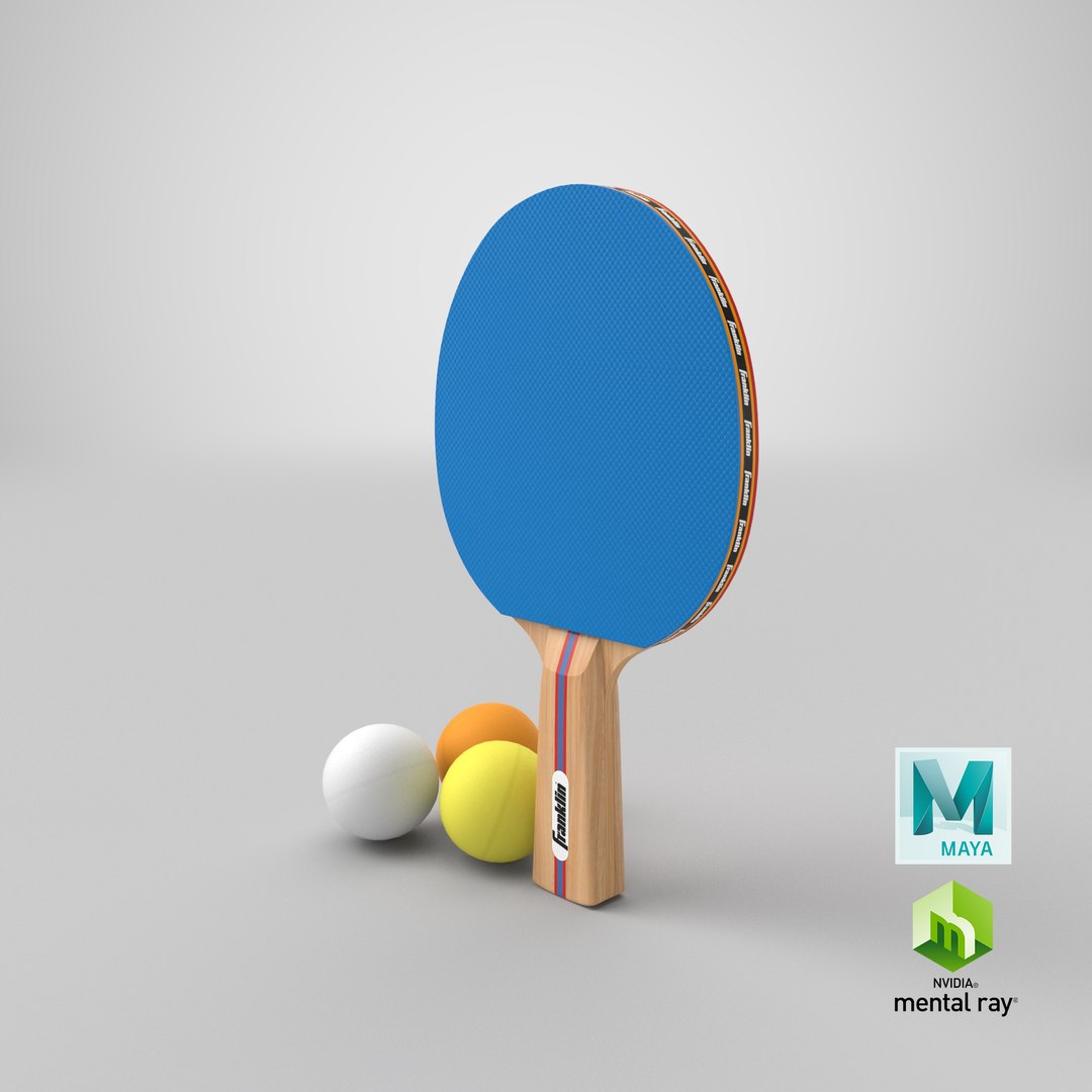 3D Ping Pong Paddles 02 - TurboSquid 1954689