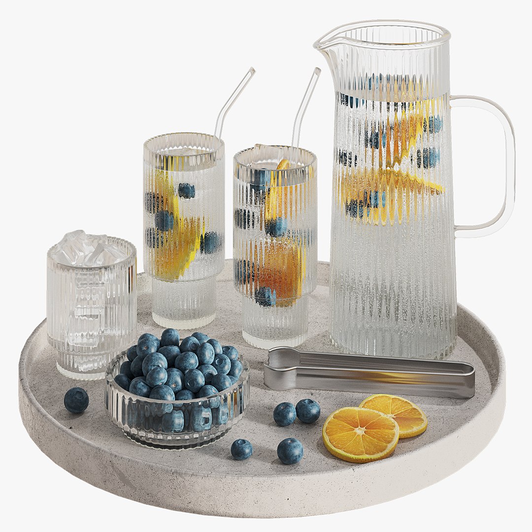 Refreshing Lemonade 3D Model - TurboSquid 2358301