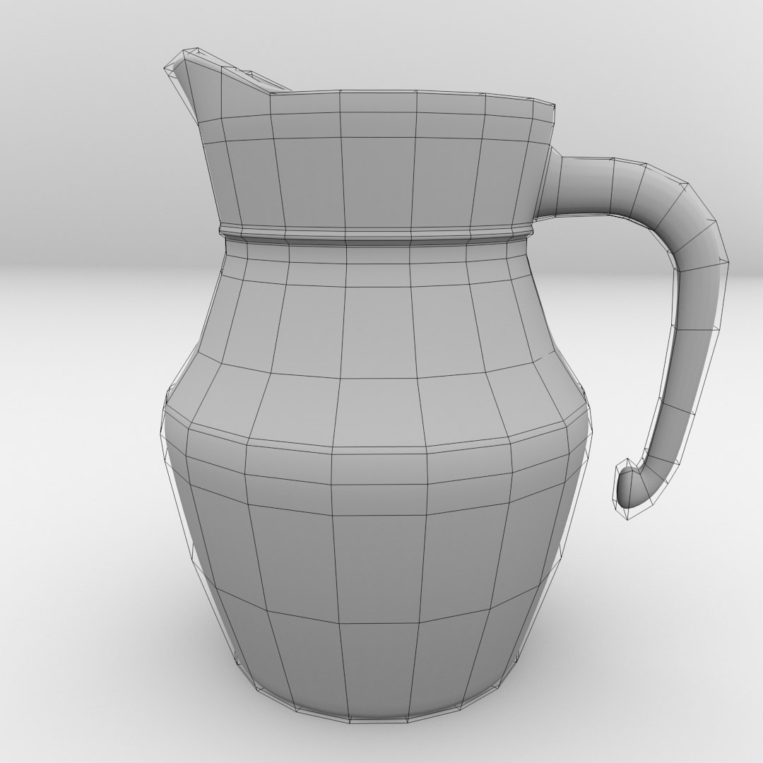 Water Jug 3d Model