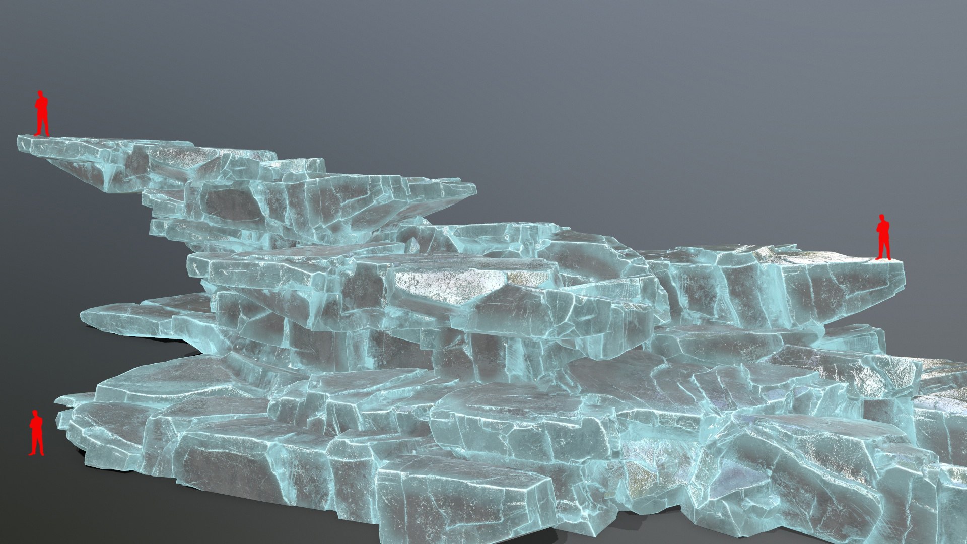 Ice Rocks Model - TurboSquid 2150006