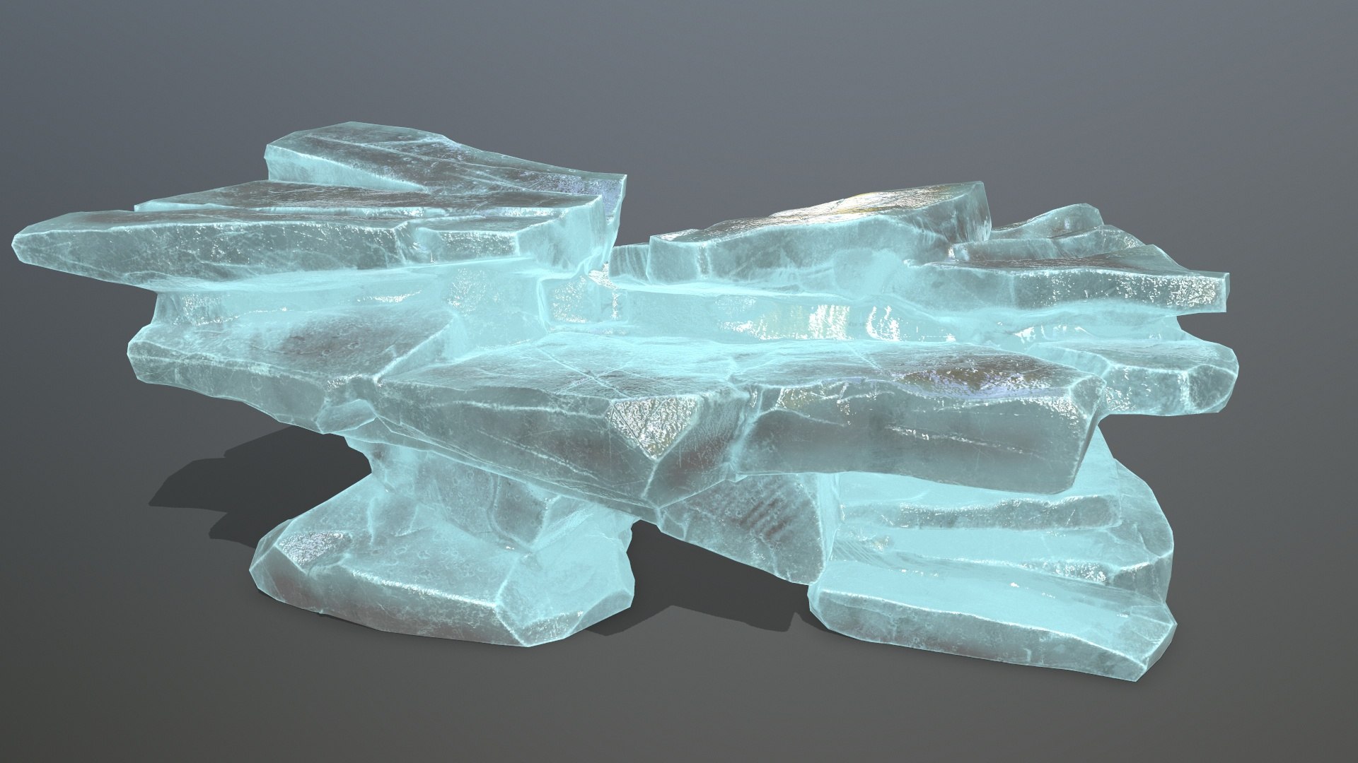 Ice Rocks Model - TurboSquid 2150006