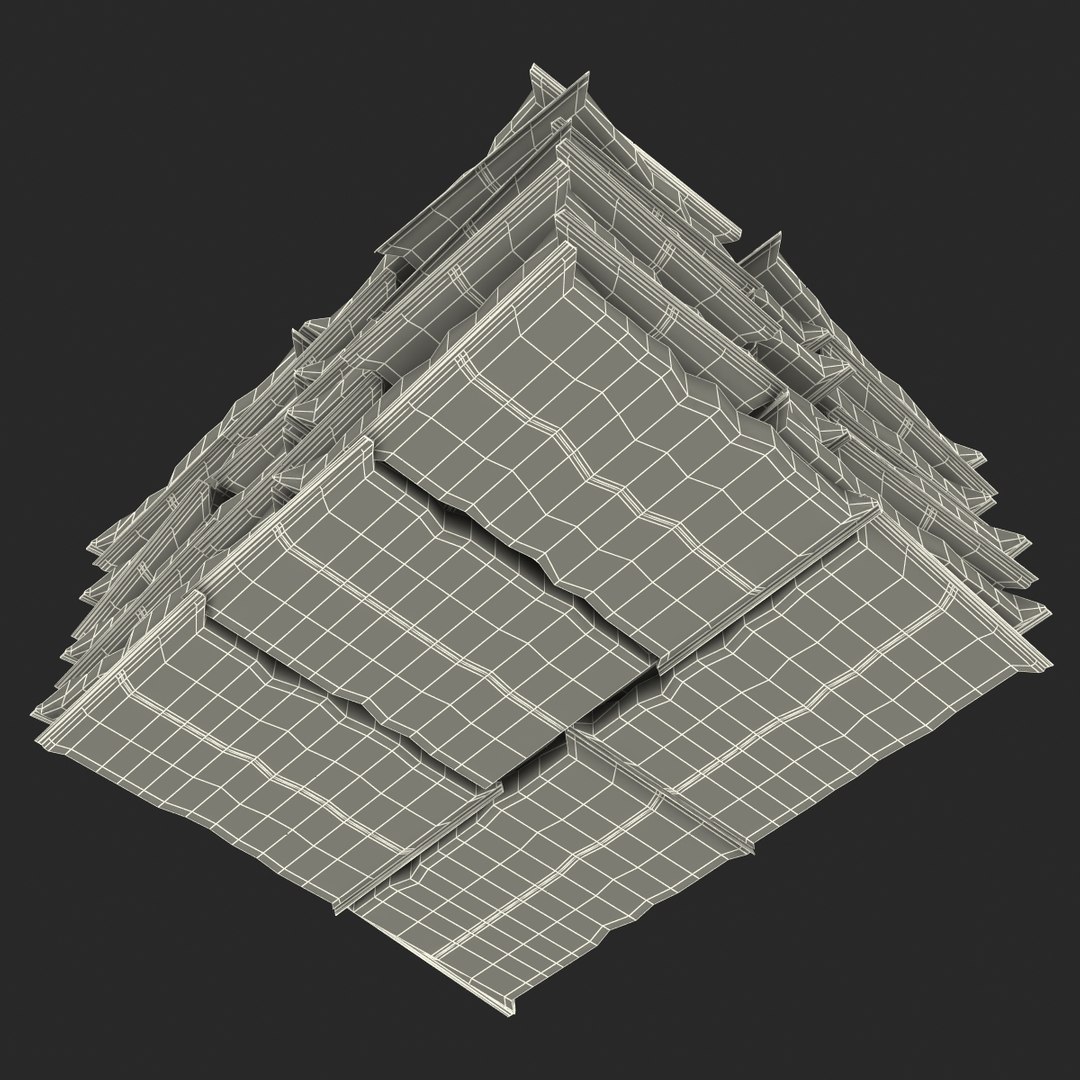 cement bags stack 3d max