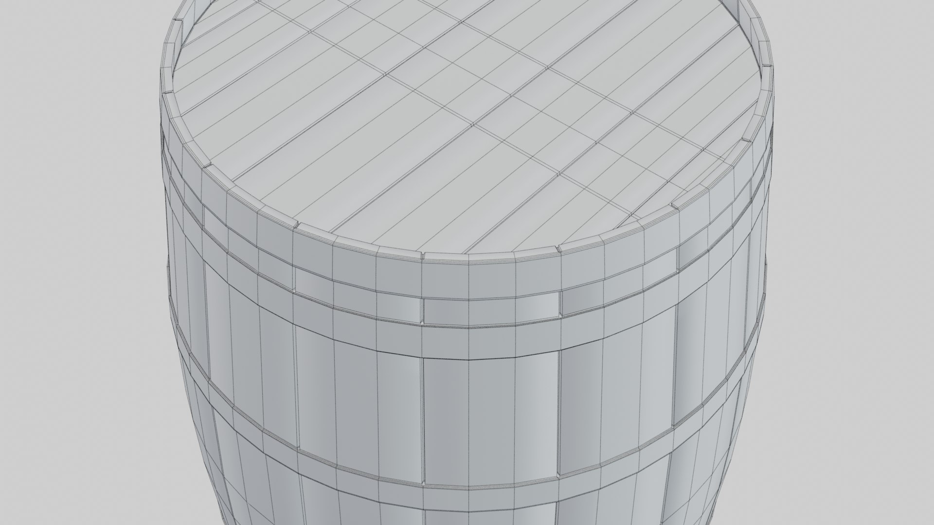 3D Medium Toasted Bourbon Rundlet Barrel - TurboSquid 2424795