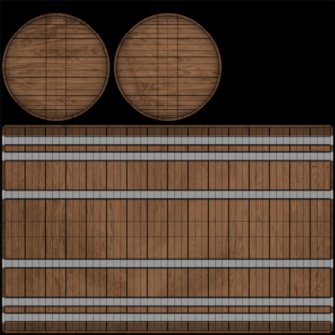 3D Medium Toasted Bourbon Rundlet Barrel - TurboSquid 2424795