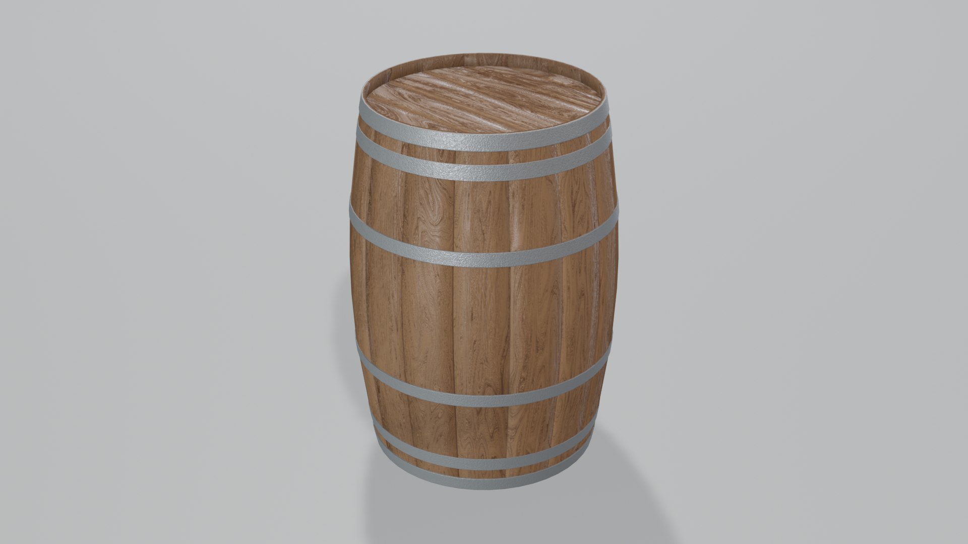 3D Medium Toasted Bourbon Rundlet Barrel - TurboSquid 2424795