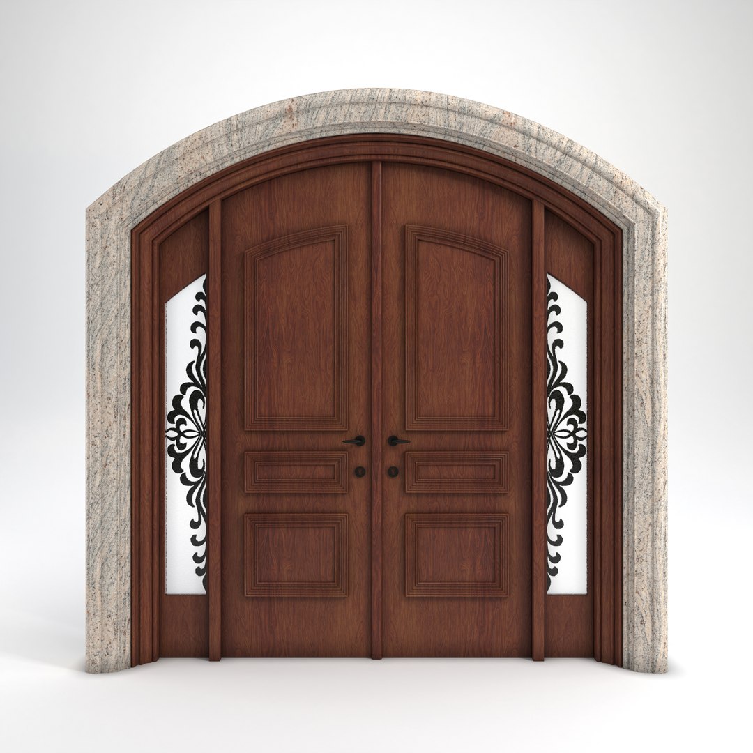 3D Entrace Classic Door 01 - TurboSquid 1753653