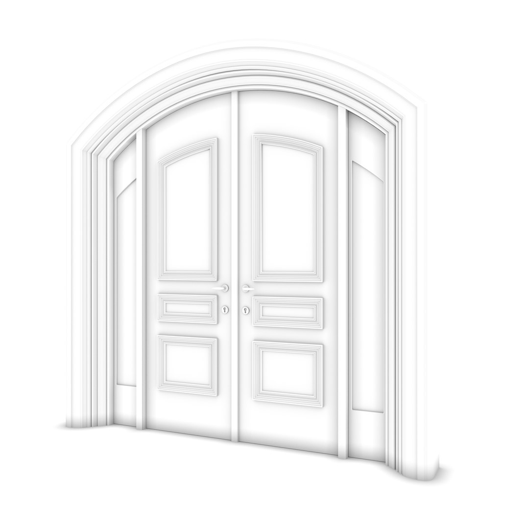 3D Entrace Classic Door 01 - TurboSquid 1753653