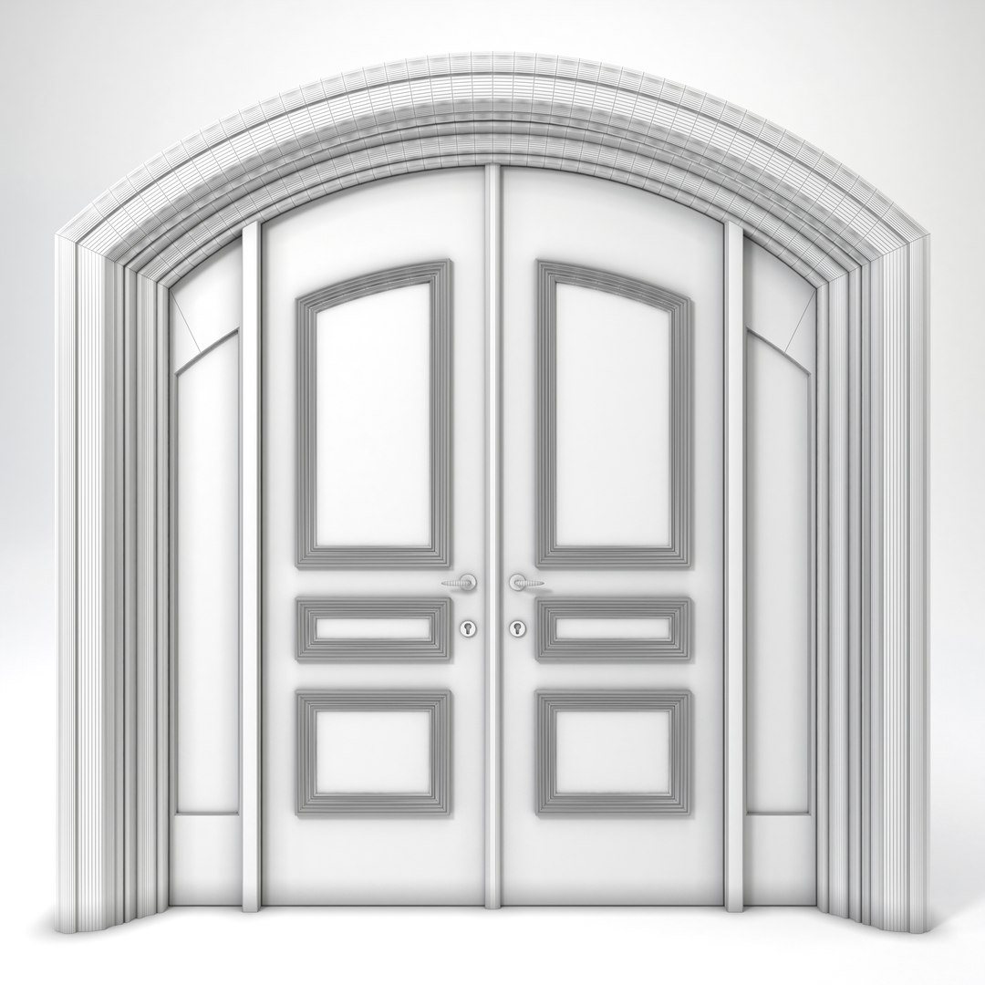 3D Entrace Classic Door 01 - TurboSquid 1753653