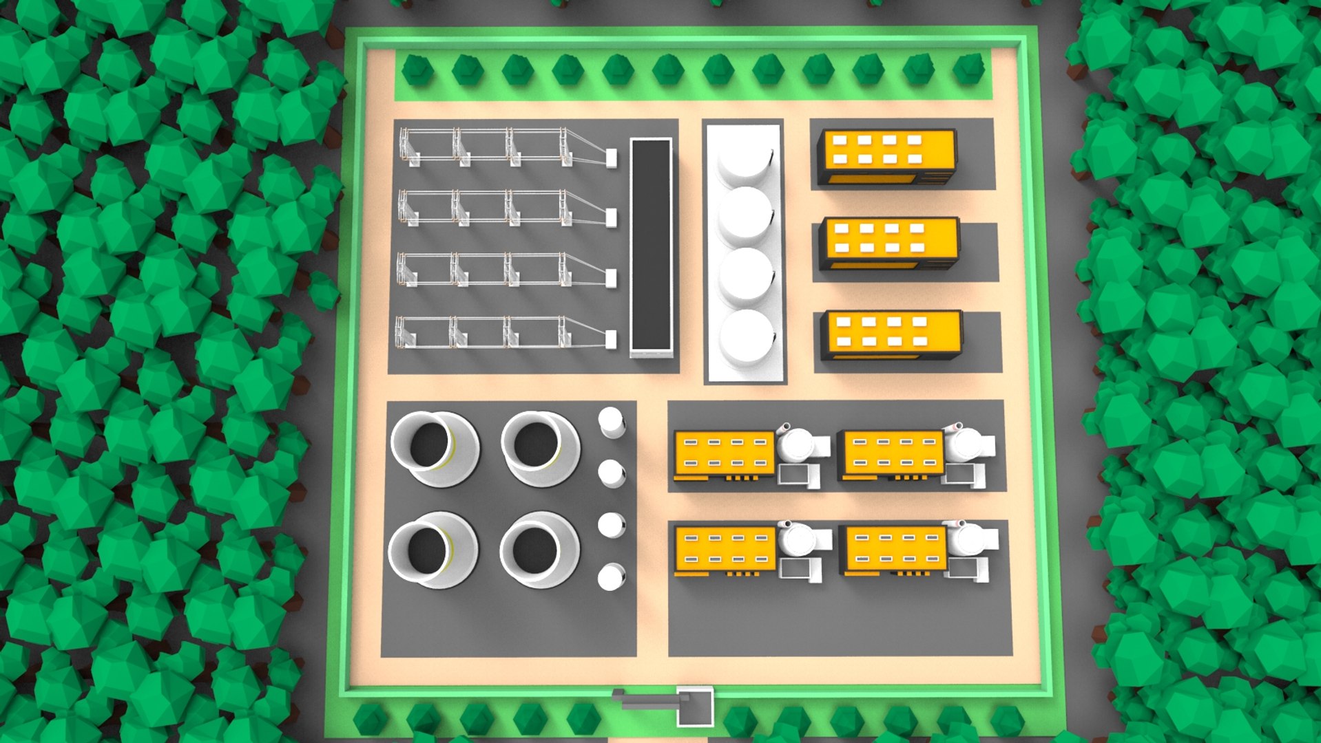 3d Model Power Plant