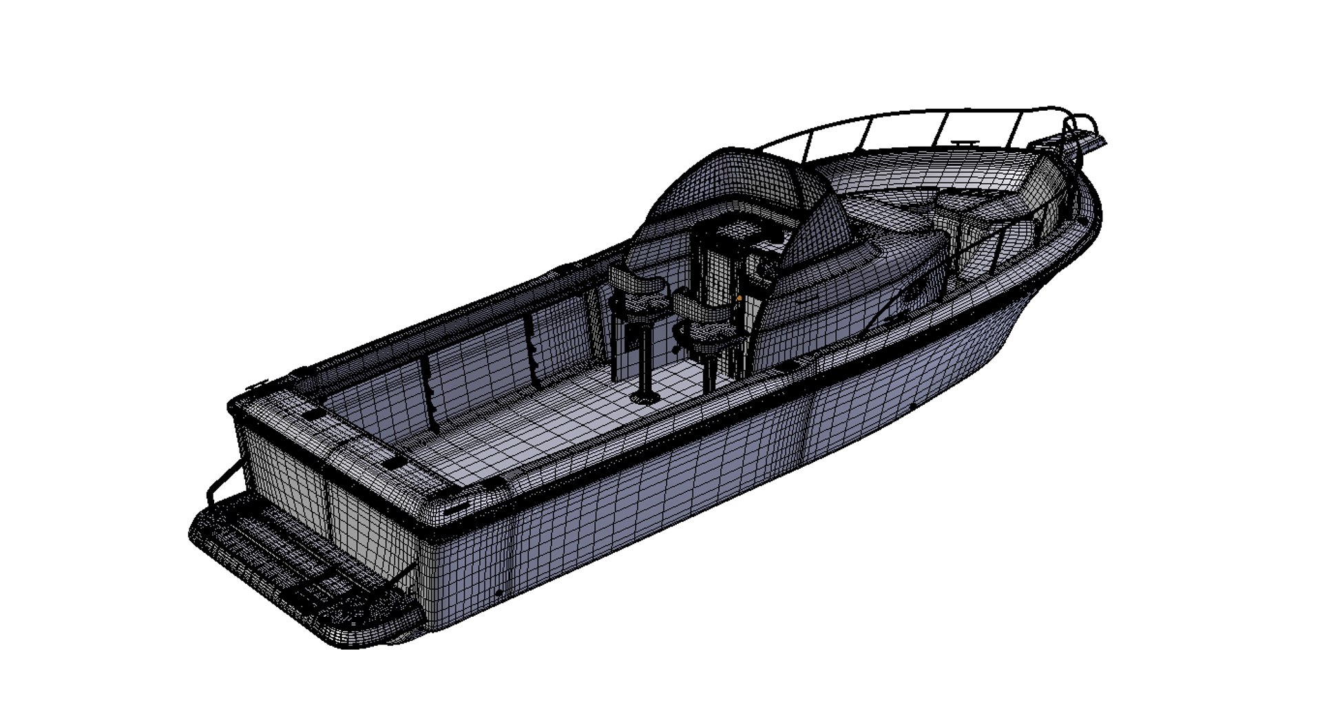 3D model walkaround boat freeport 26wa - TurboSquid 1381004