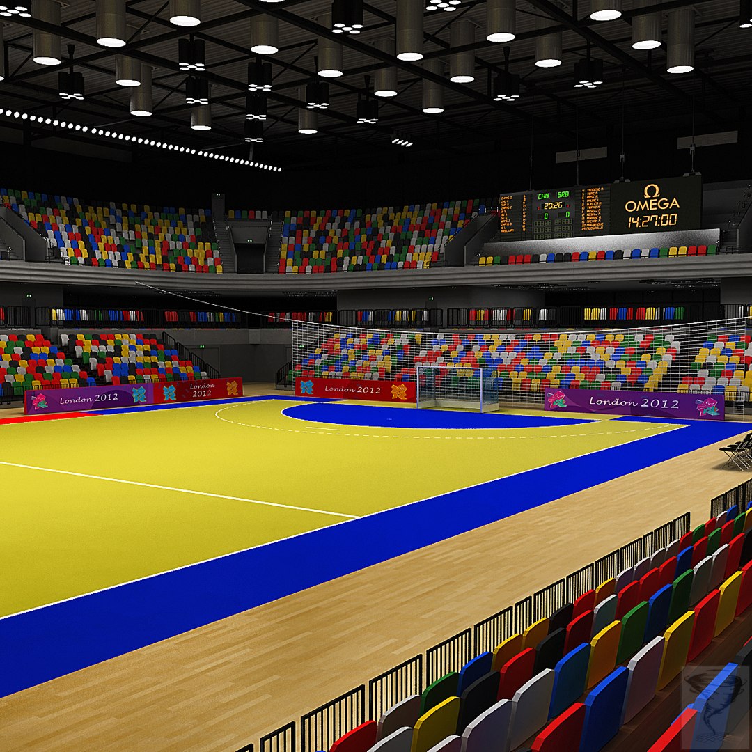 3d Handball Arena Model