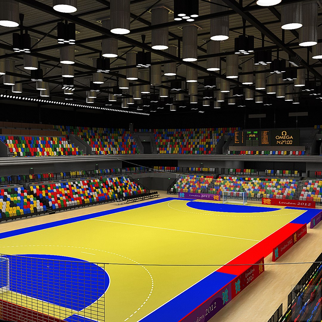 3d Handball Arena Model