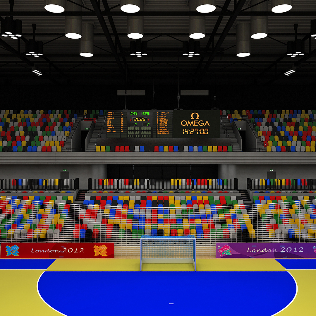 3d Handball Arena Model