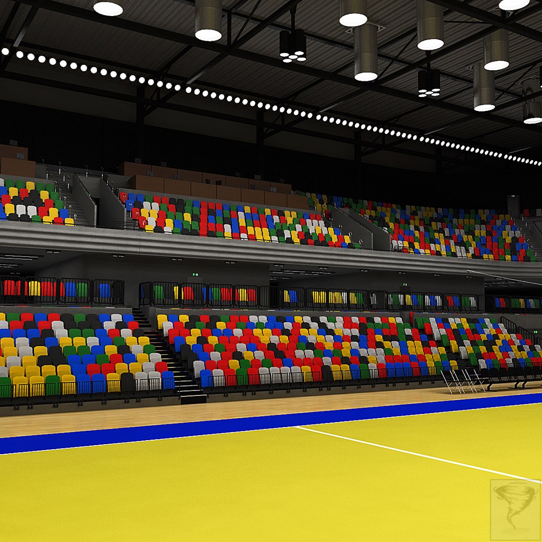3d Handball Arena Model
