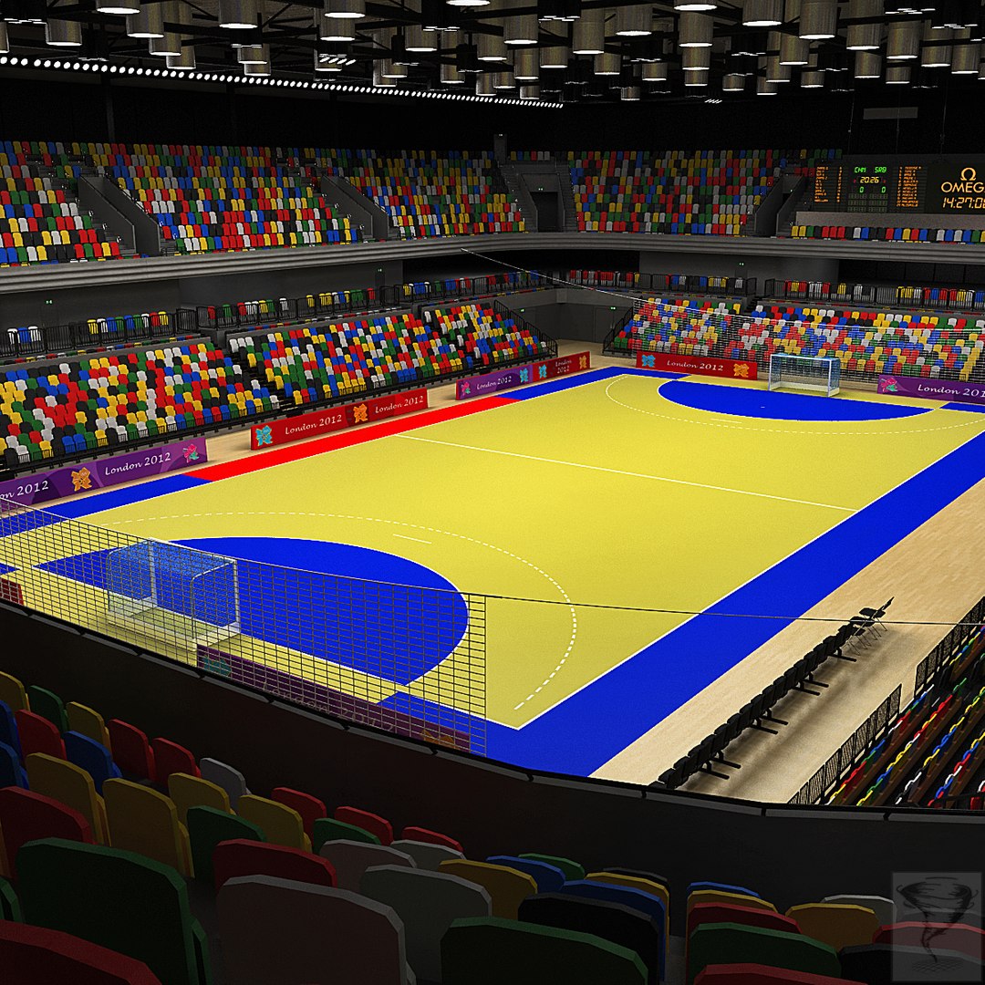 3d Handball Arena Model