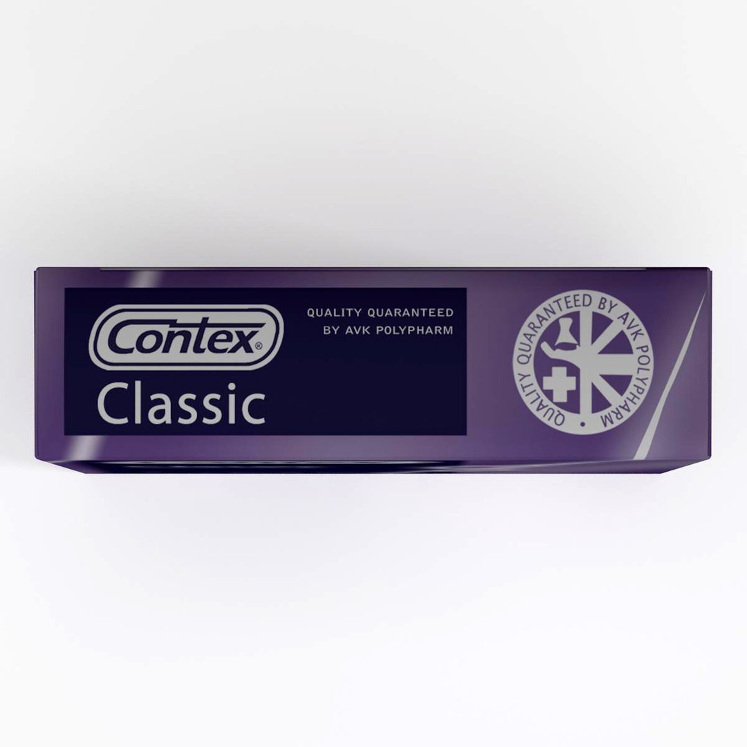 Condom Box Contex 3d Model