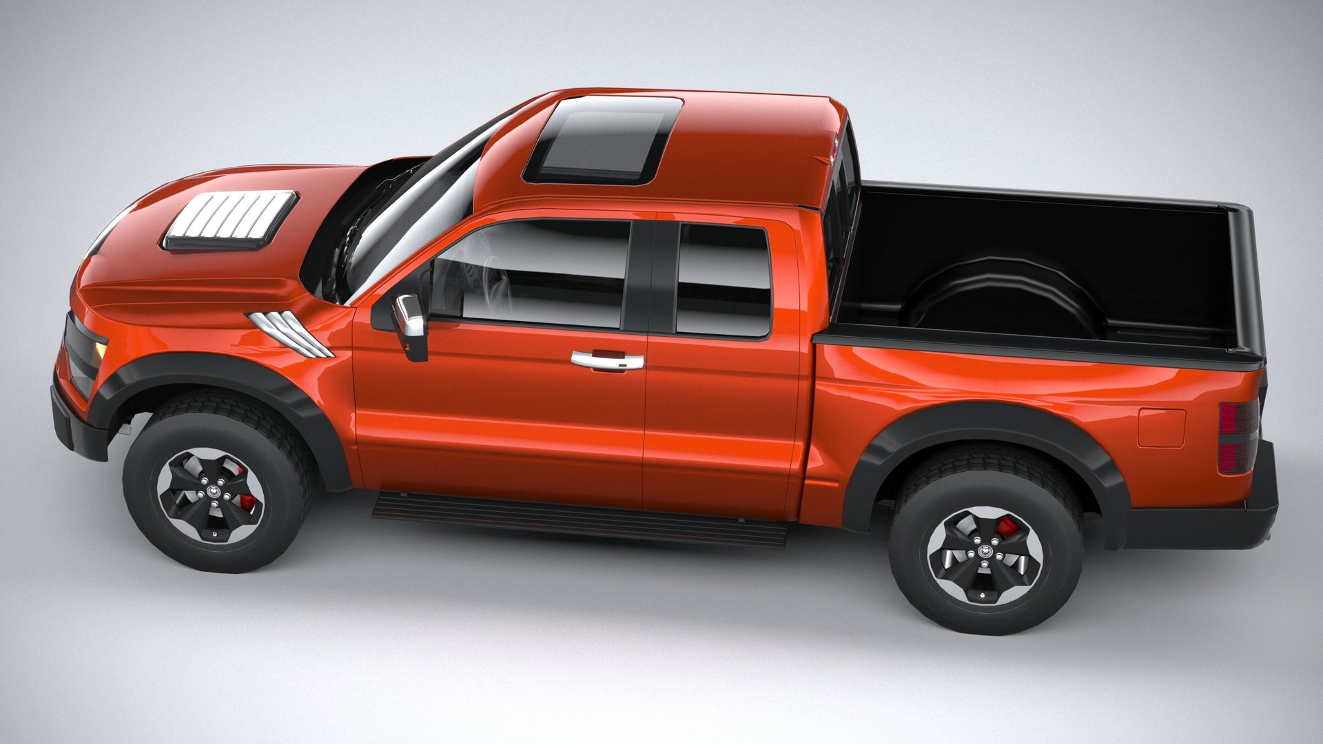 Generic pickup 2020 model - TurboSquid 1648744