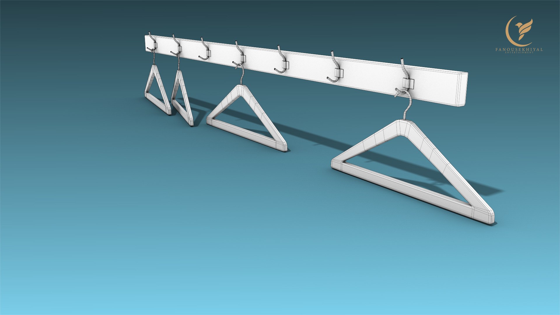 3D Low-poly Hanger Model - TurboSquid 1633957