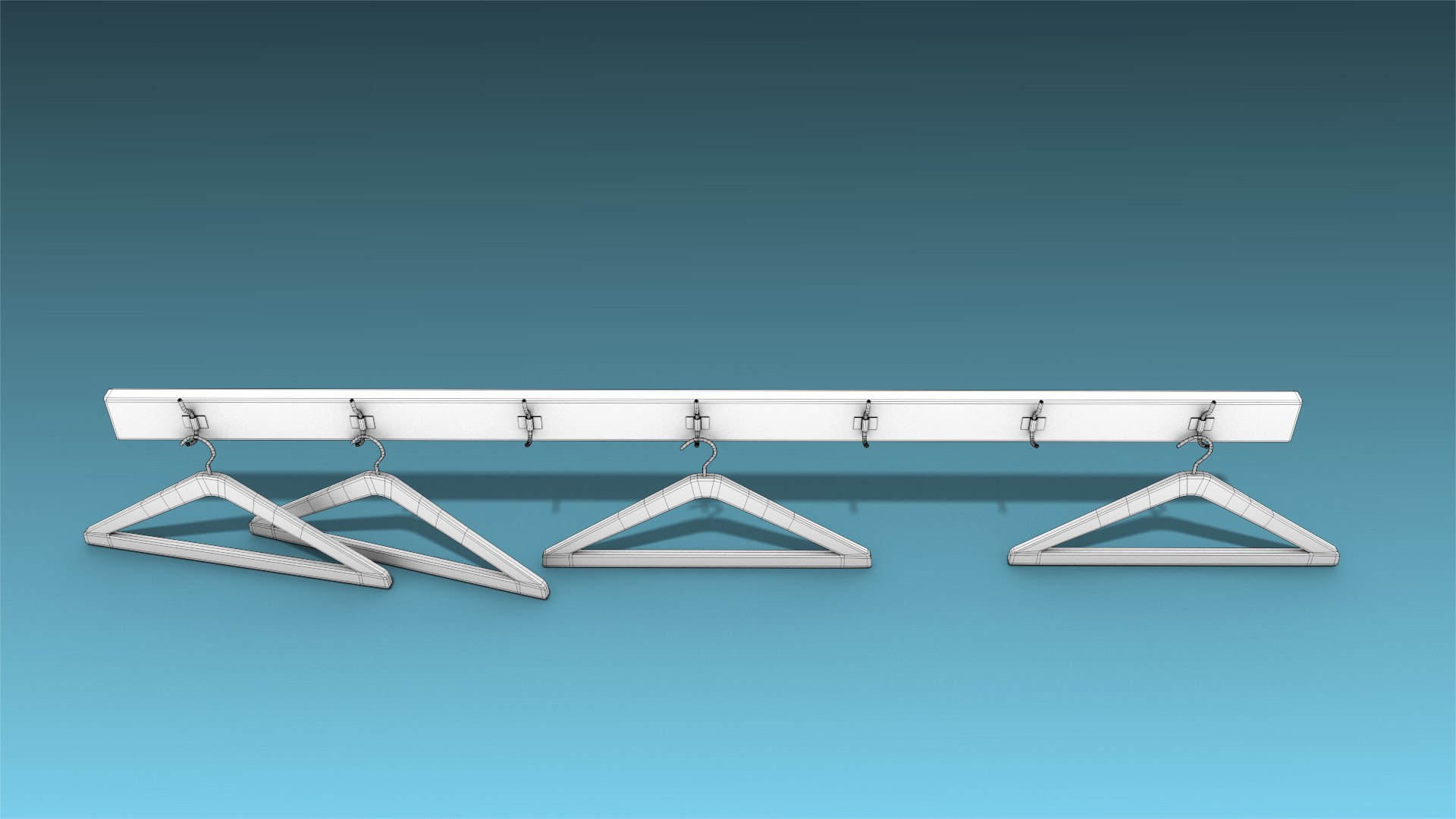 3D Low-poly Hanger Model - TurboSquid 1633957