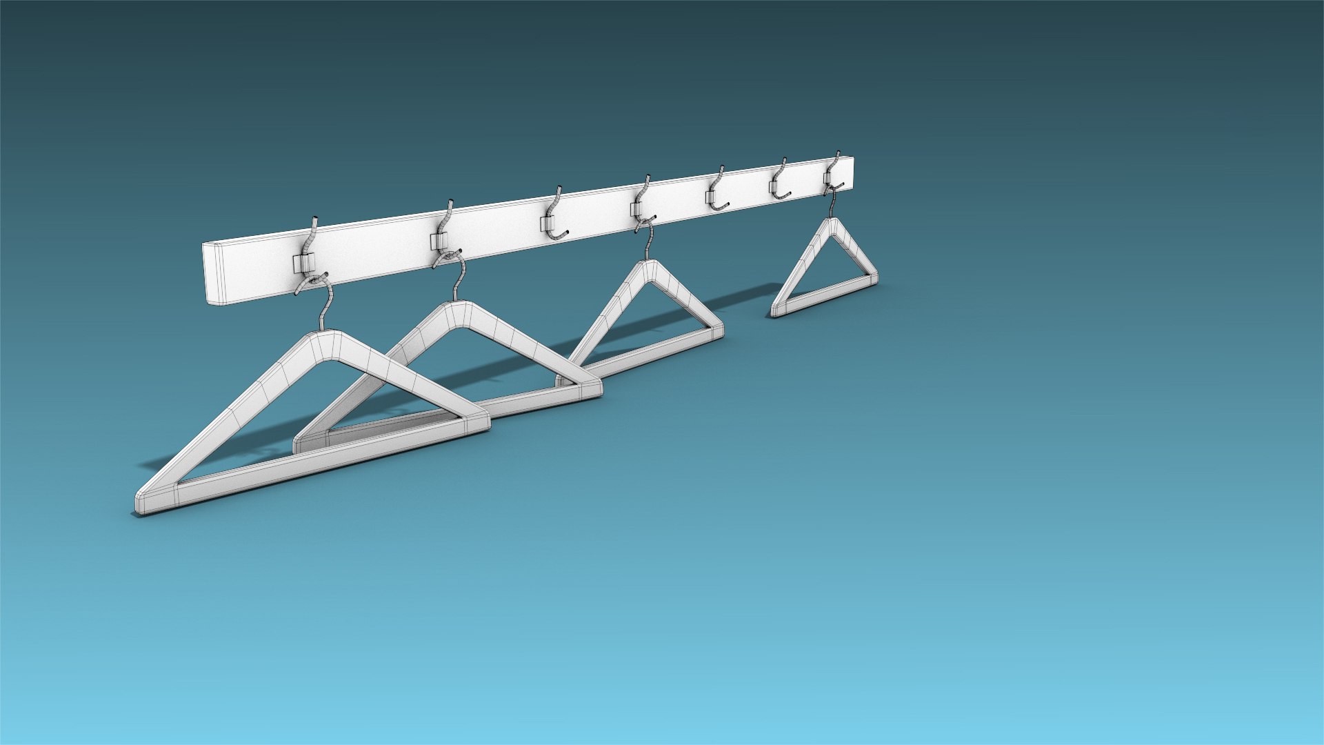 3D Low-poly Hanger Model - TurboSquid 1633957