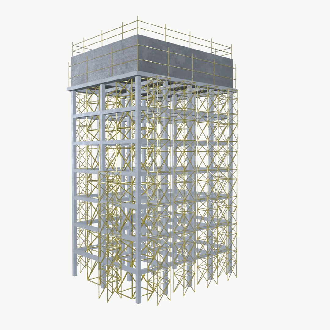 Construction Building 3D Model - TurboSquid 2370609