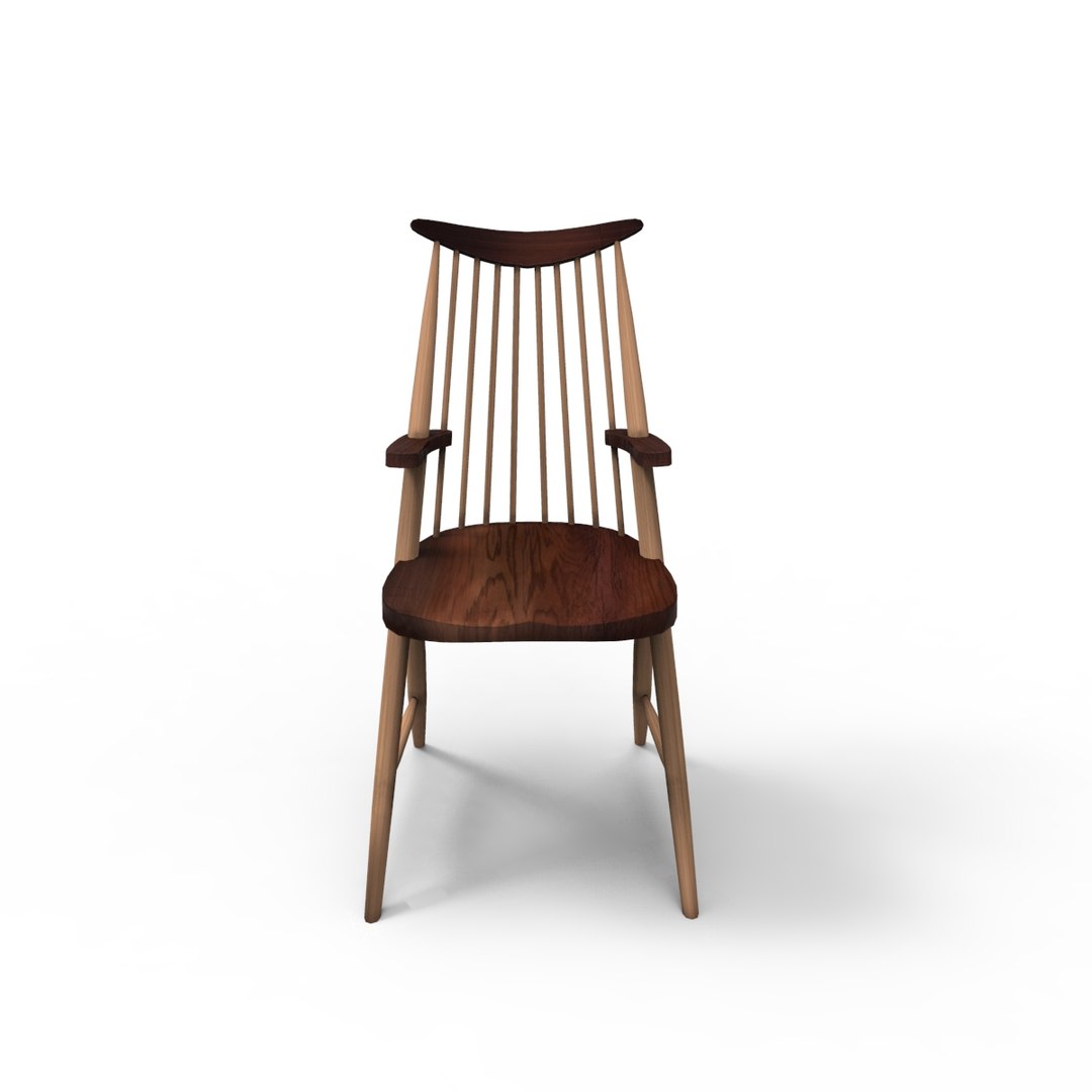 3d japanese chair