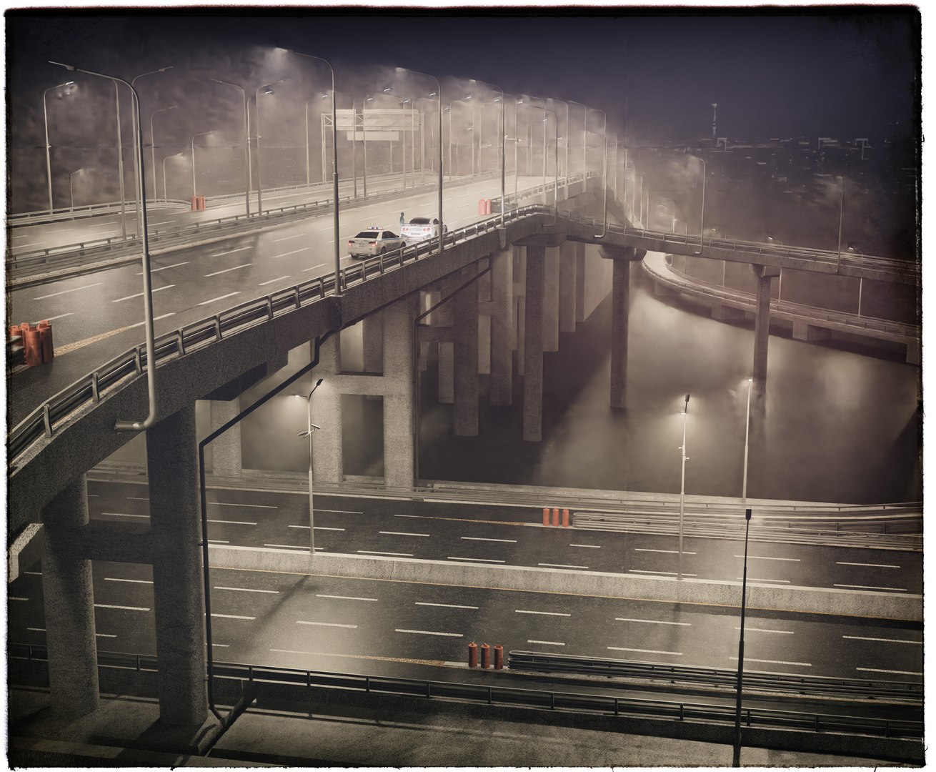 Set Highway Freeway 3D Model - TurboSquid 2256892