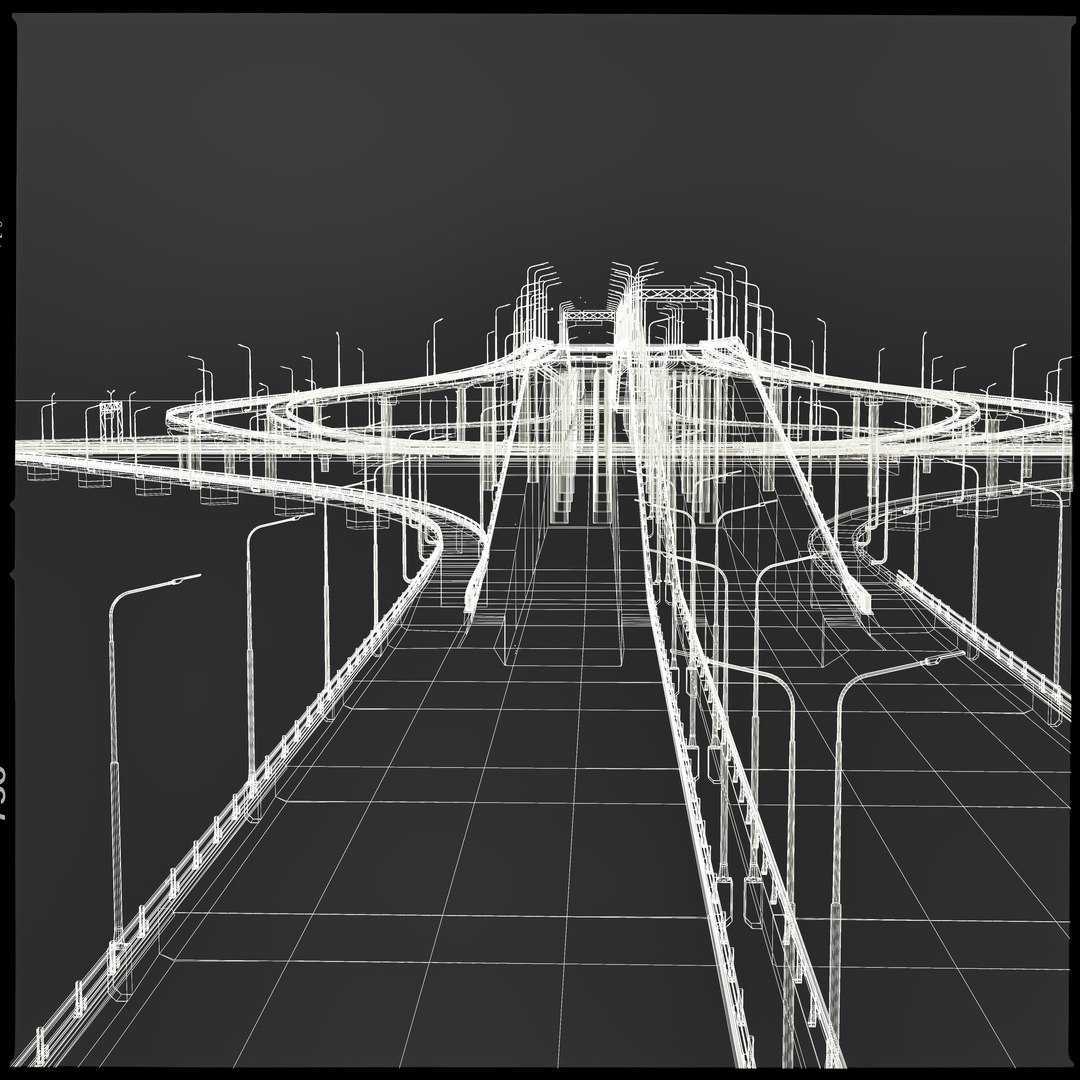 Set Highway Freeway 3D Model - TurboSquid 2256892