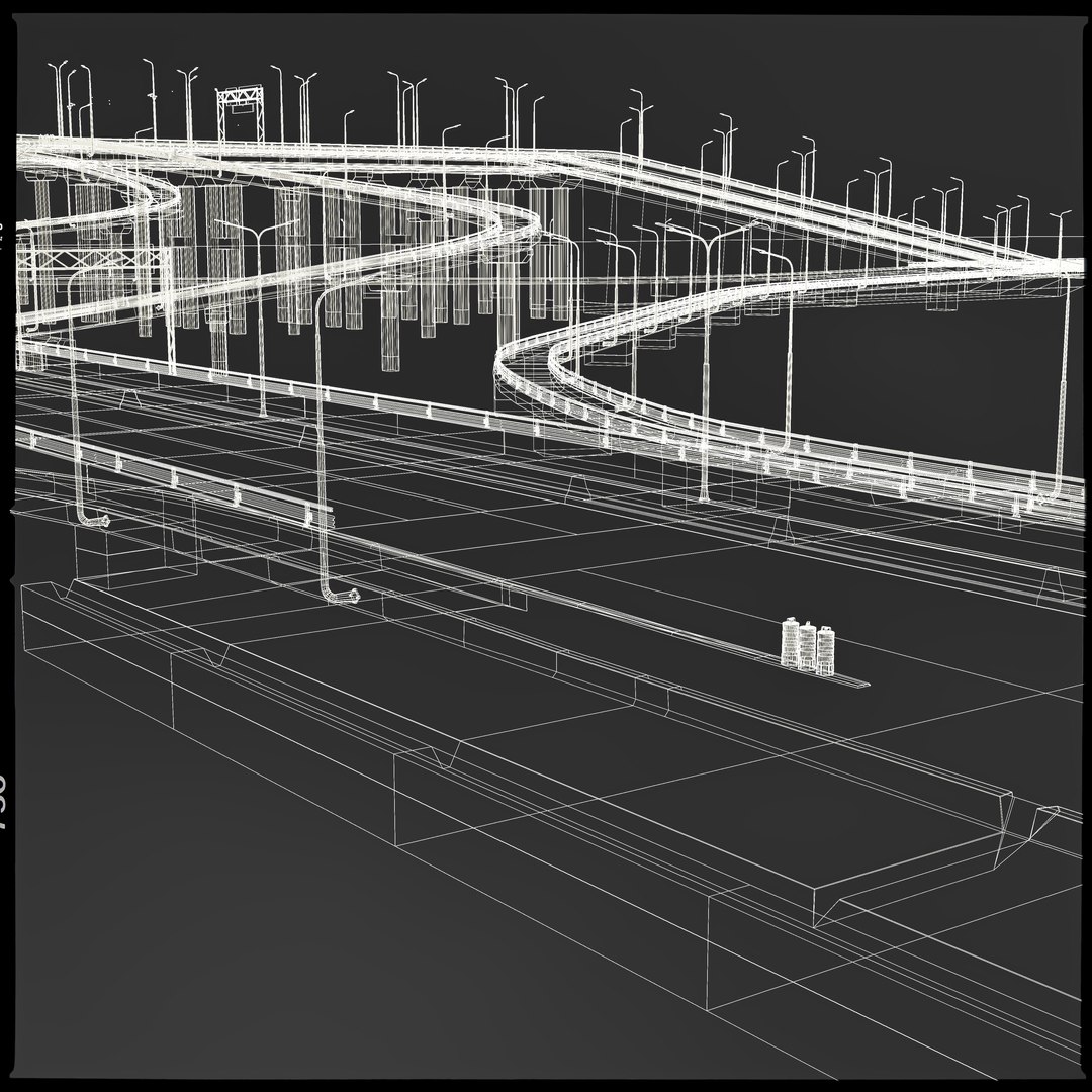 Set Highway Freeway 3D Model - TurboSquid 2256892