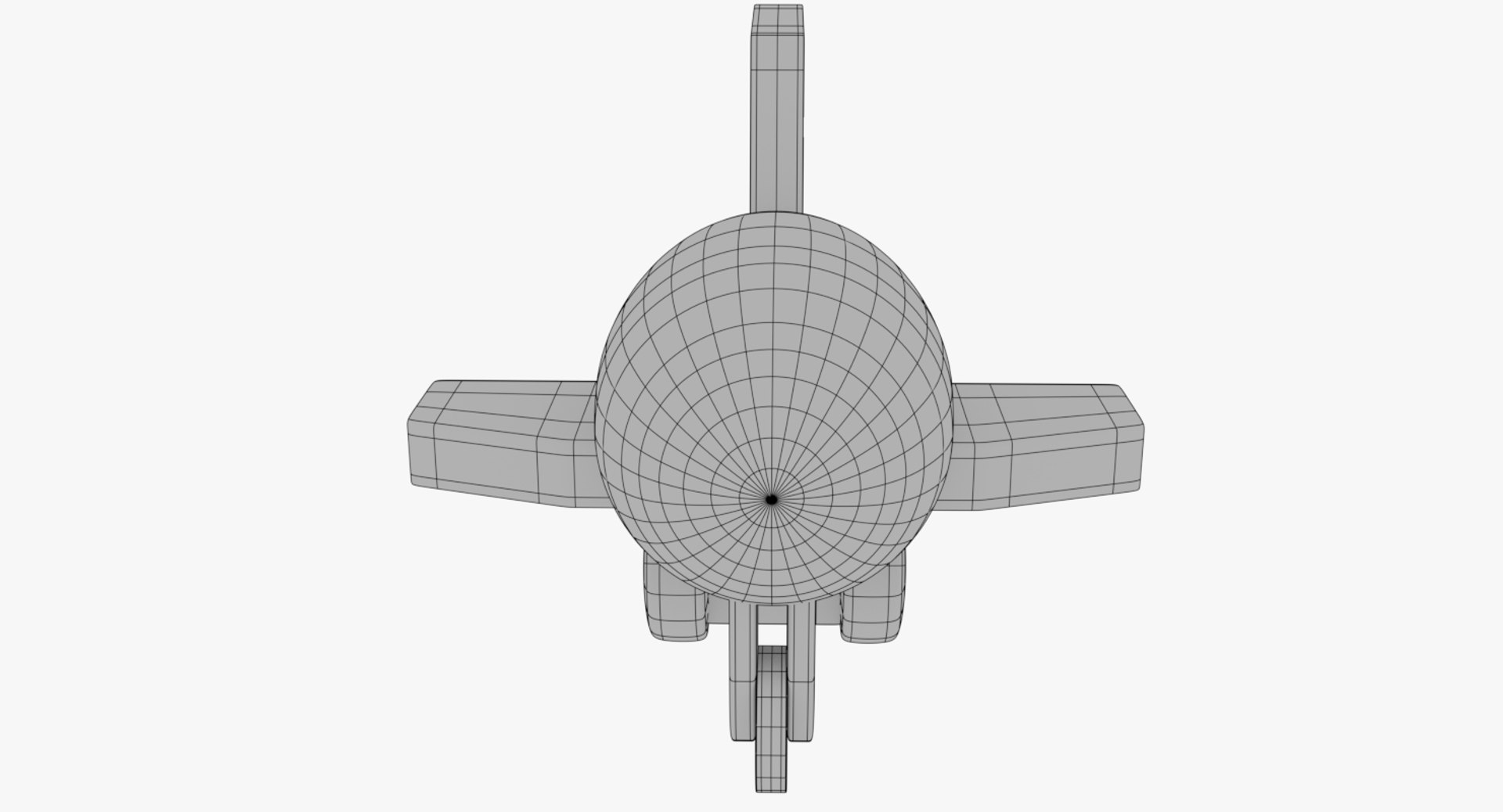 toy airplane 3d model