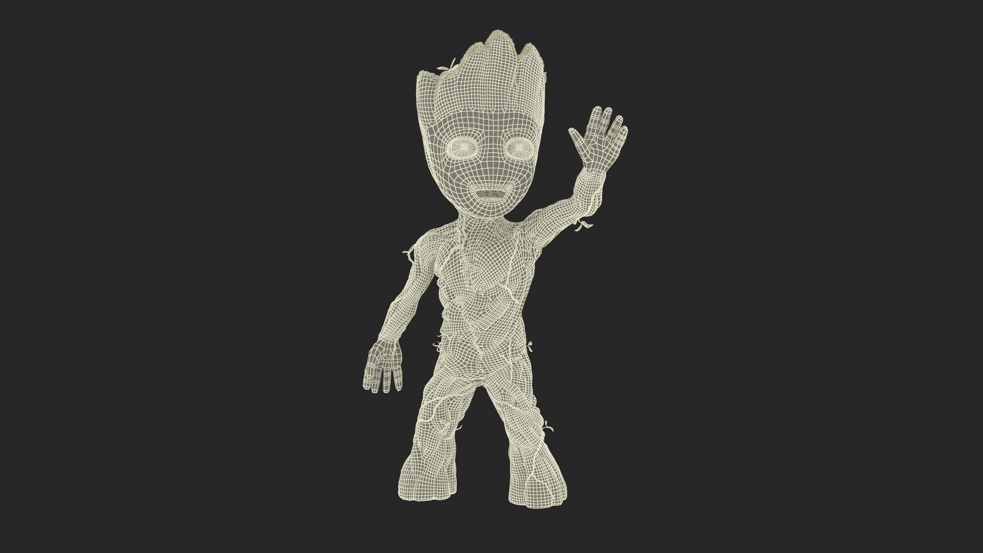3D Groot Waving His Hand For 3D Print Model - TurboSquid 2287042