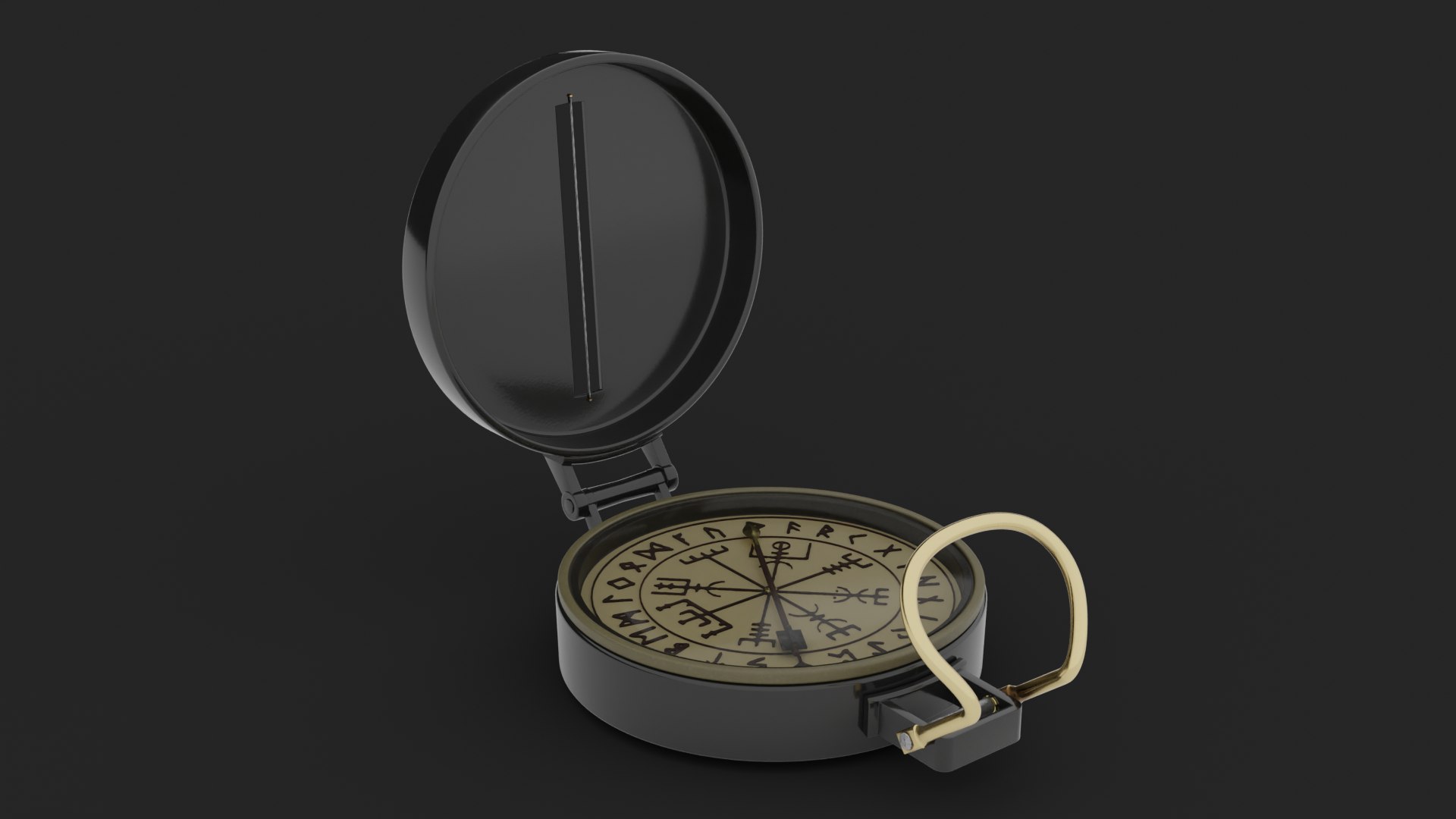 3D Vegvisir Compass Model - TurboSquid 2241810