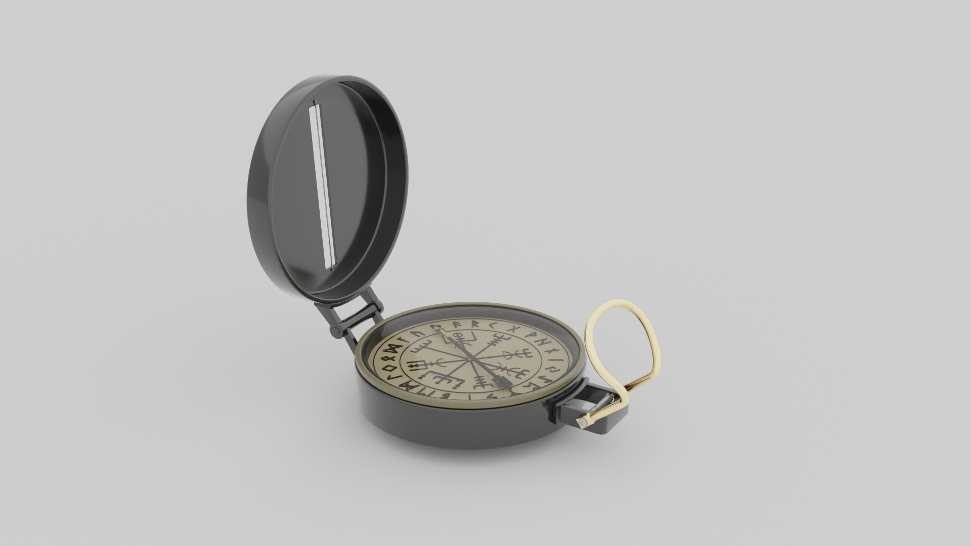3D Vegvisir Compass Model - TurboSquid 2241810