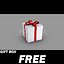 Free 3ds Model Gift Box Red