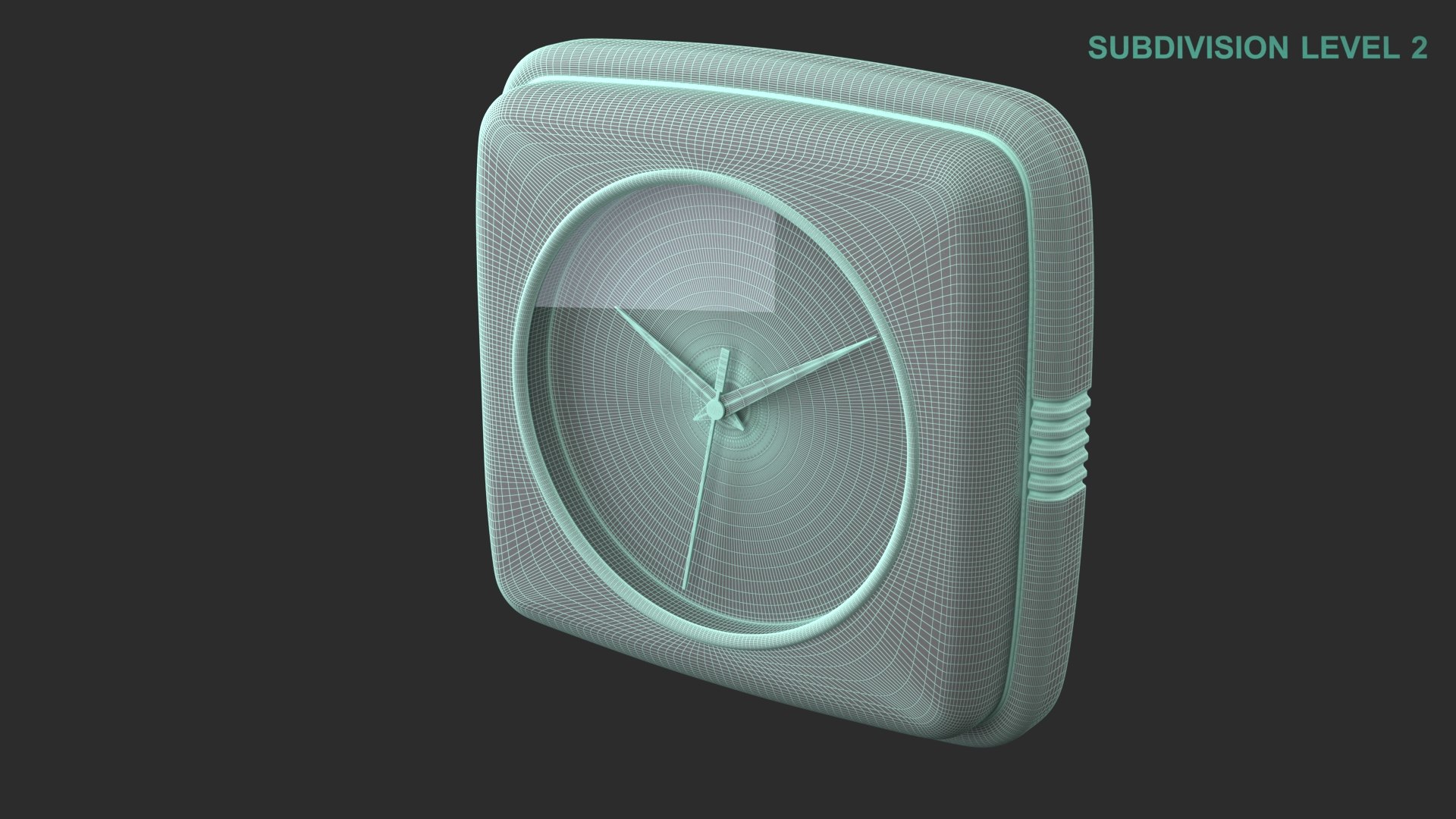 3D Wall Clock Model - TurboSquid 1968322