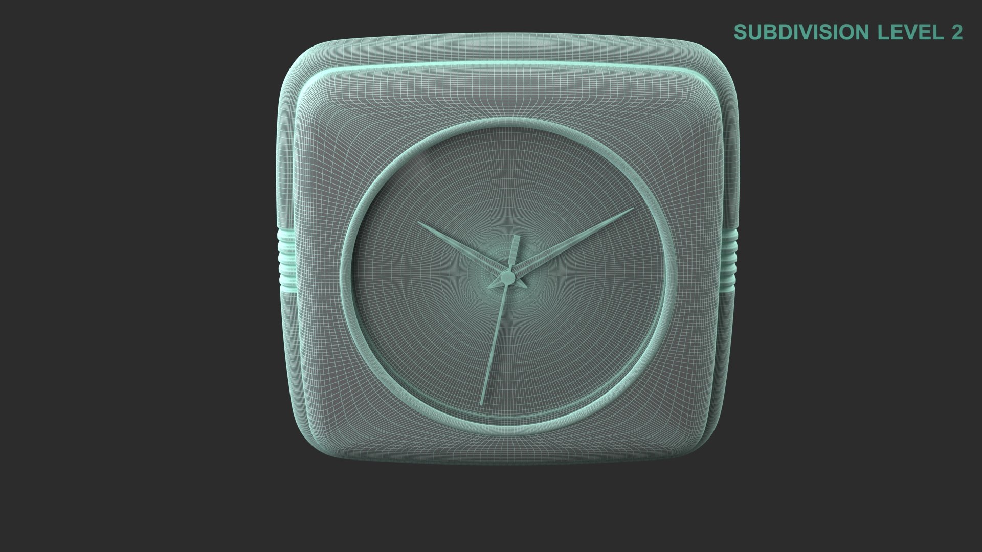 3D Wall Clock Model - TurboSquid 1968322