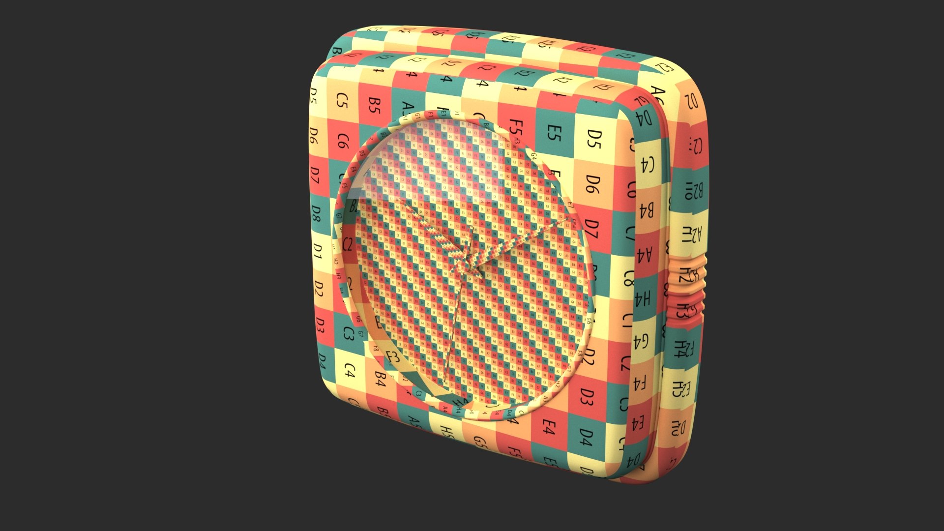 3D Wall Clock Model - TurboSquid 1968322