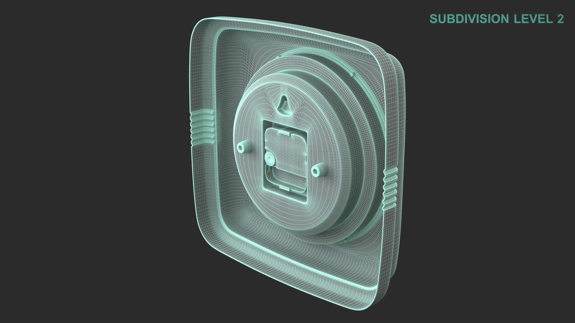 3D Wall Clock Model - TurboSquid 1968322