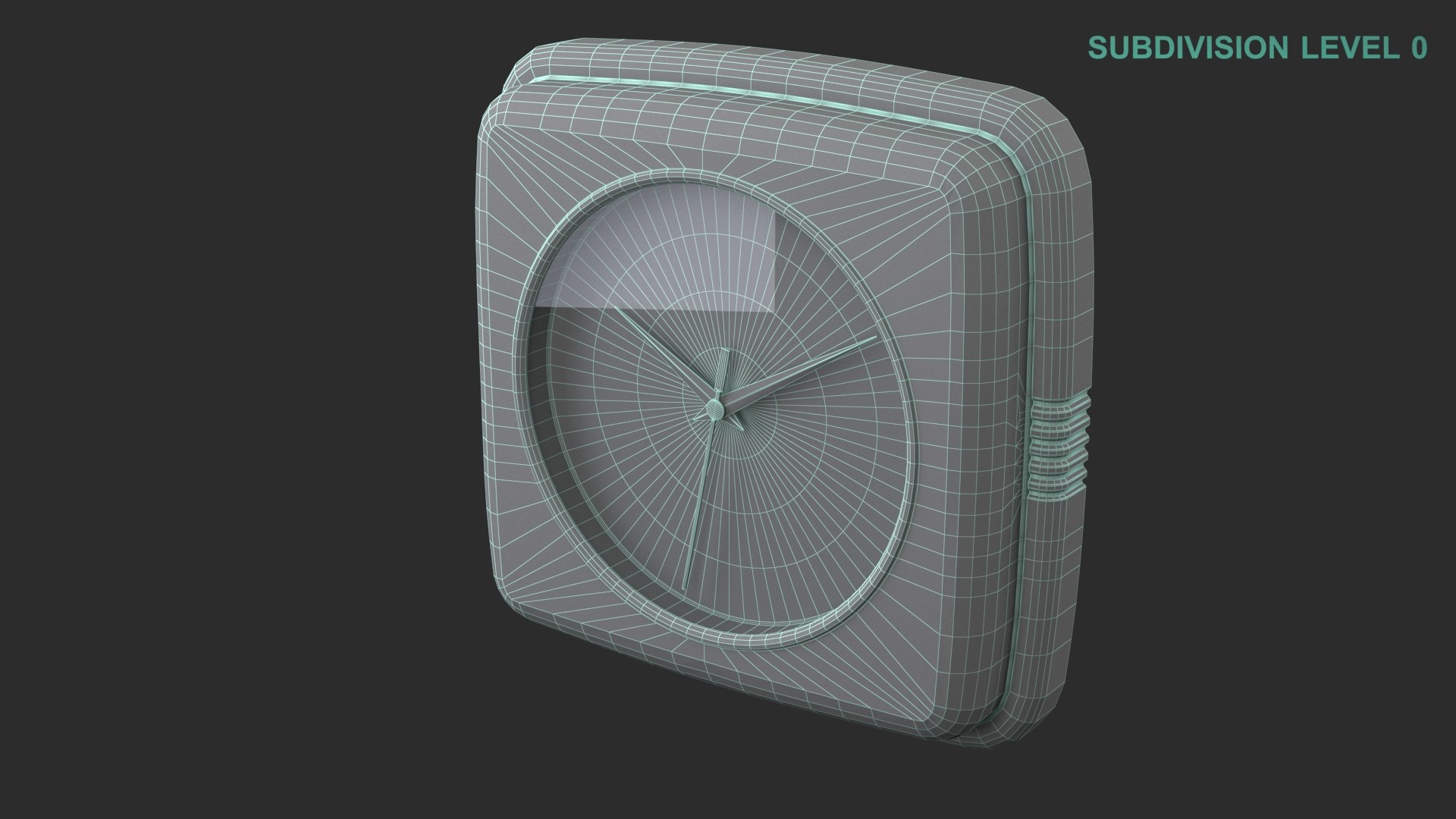 3D Wall Clock Model - TurboSquid 1968322