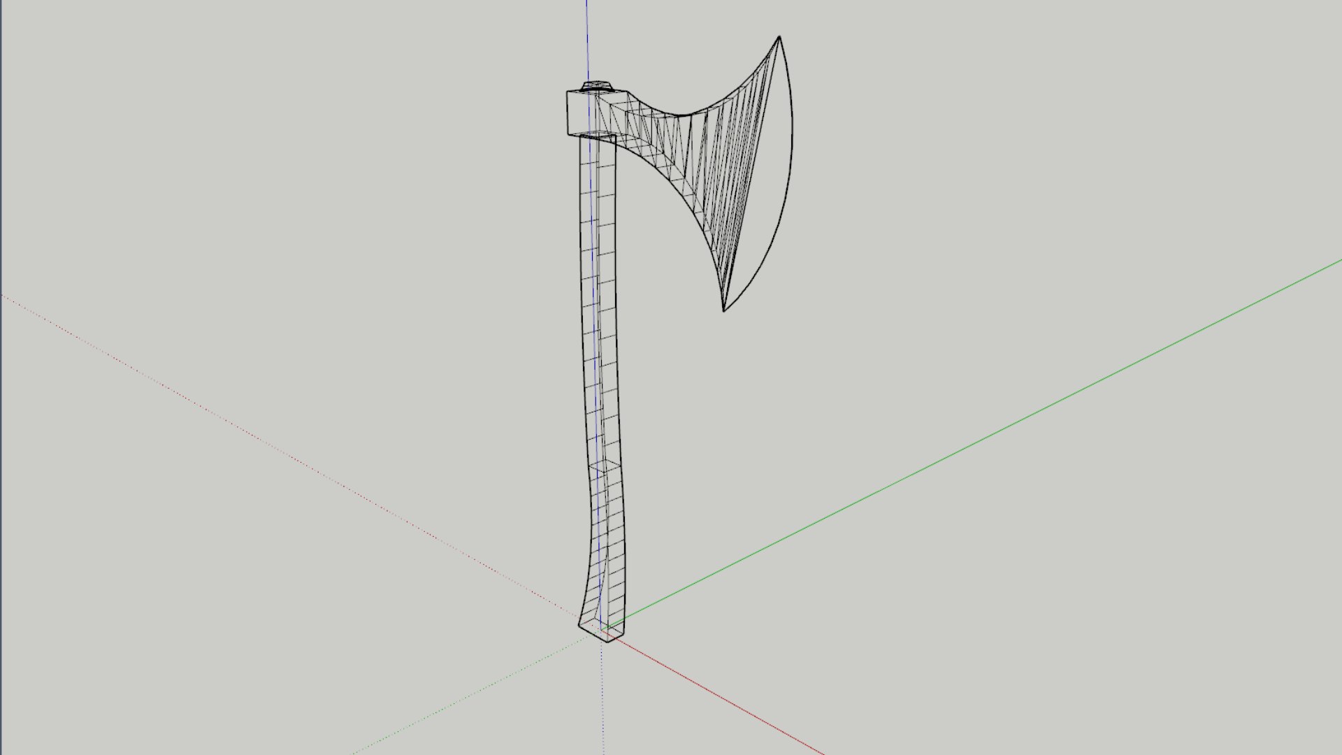 Free 3D Axe - Lowpoly Textured And Colorbased - TurboSquid 2053156