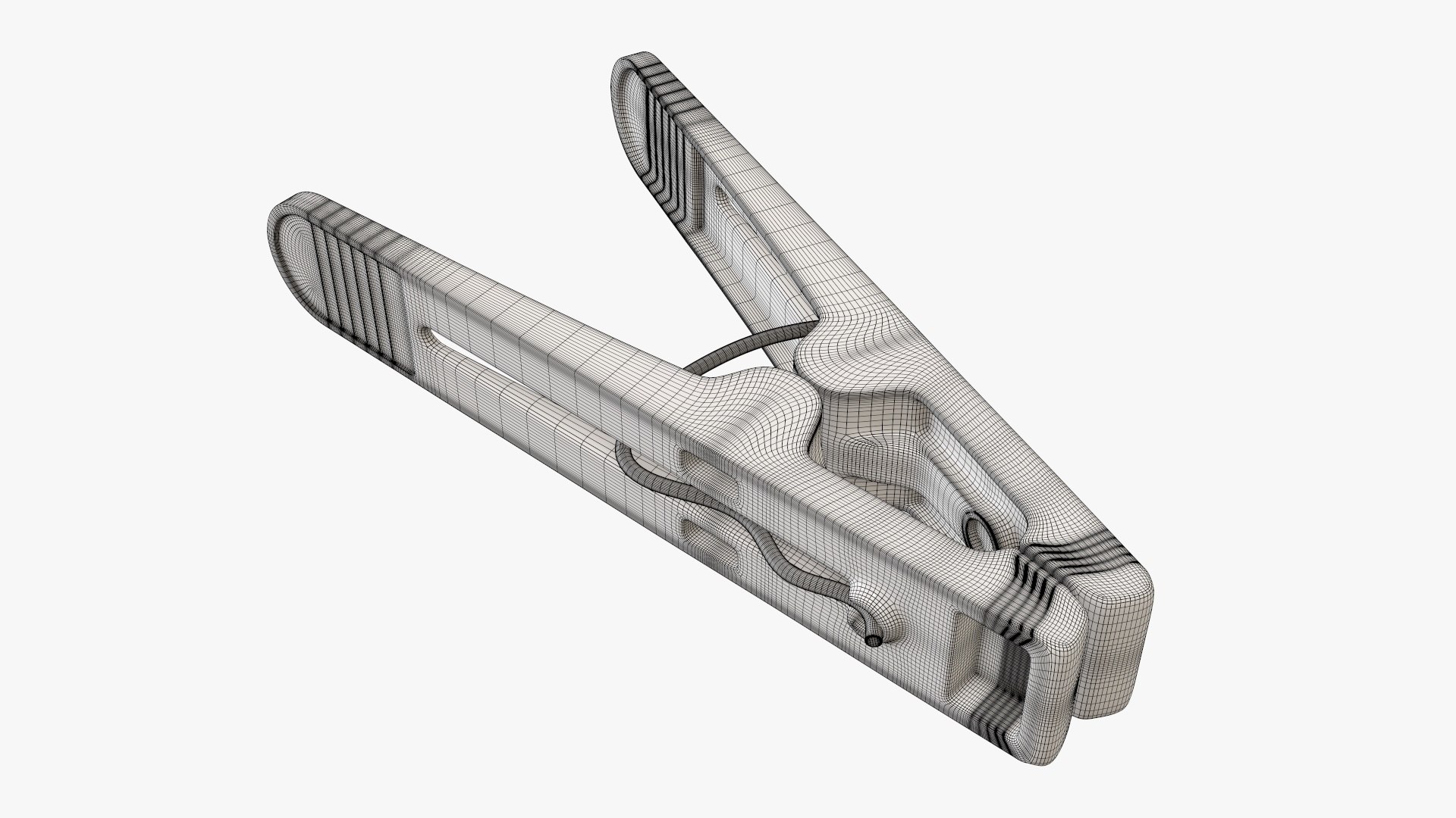 Plastic Clothes Clothespin 3D Model - TurboSquid 1571371