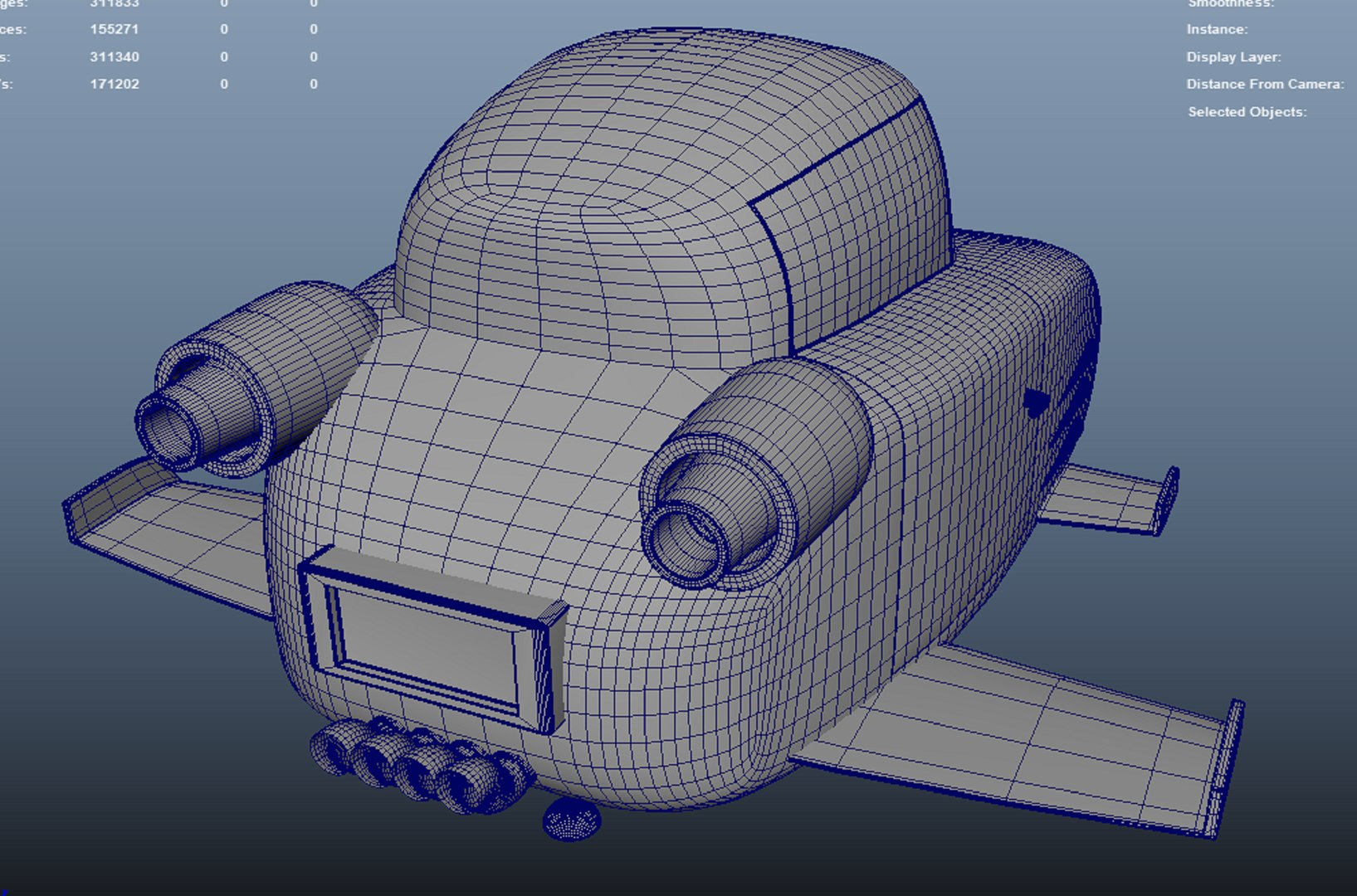 3D Retro Style Futuristic Car Model - TurboSquid 2034858