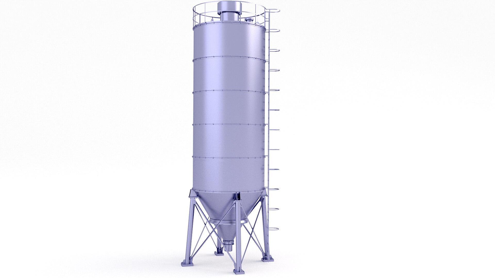 3D Silo Cement Storage 20 Model - TurboSquid 1745736
