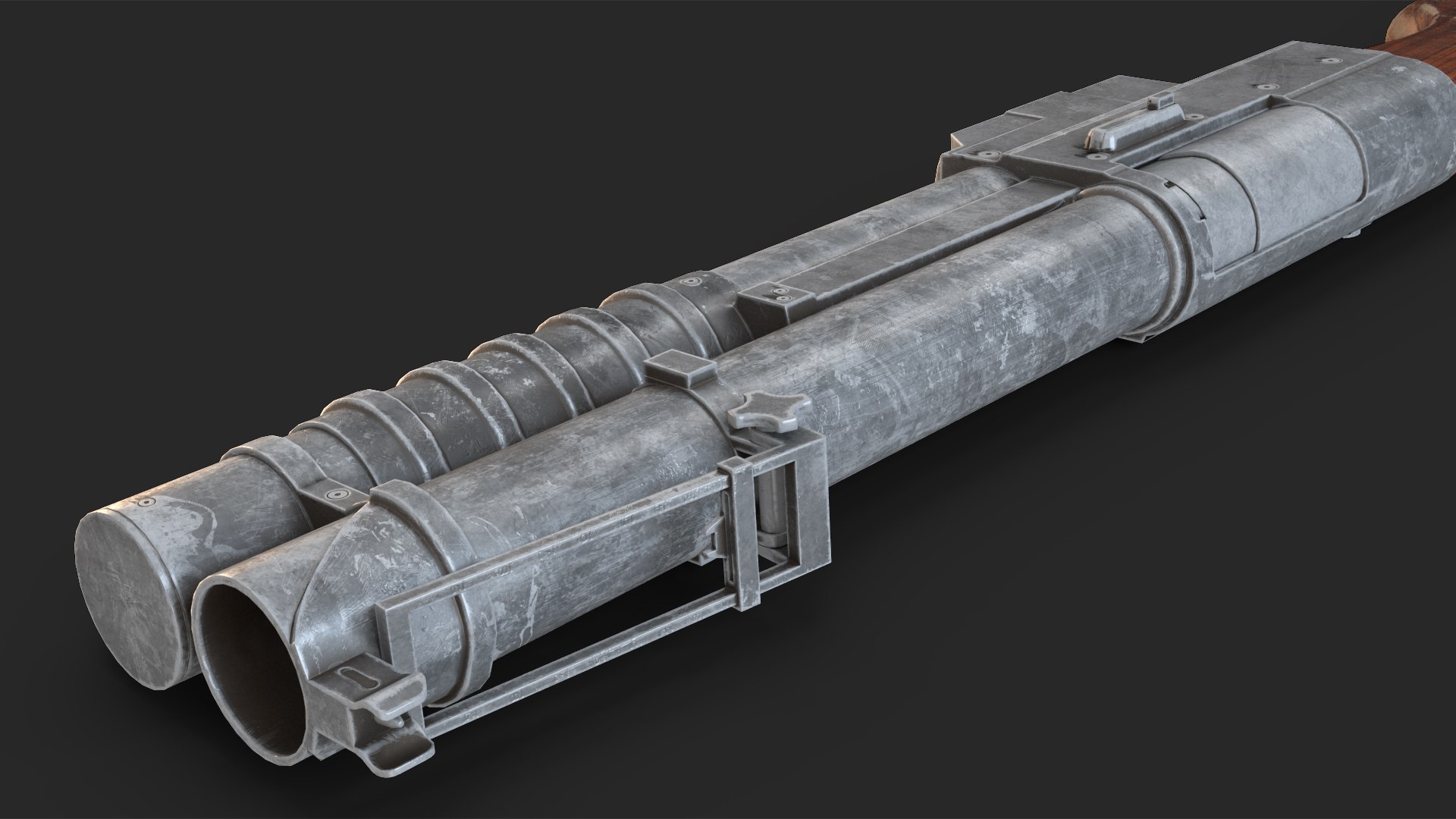 China Lake Grenade Launcher Game Weapon 3D - TurboSquid 2137562