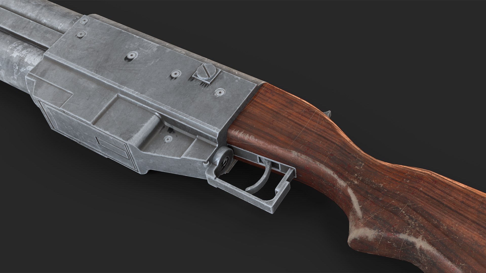 China Lake Grenade Launcher Game Weapon 3D - TurboSquid 2137562
